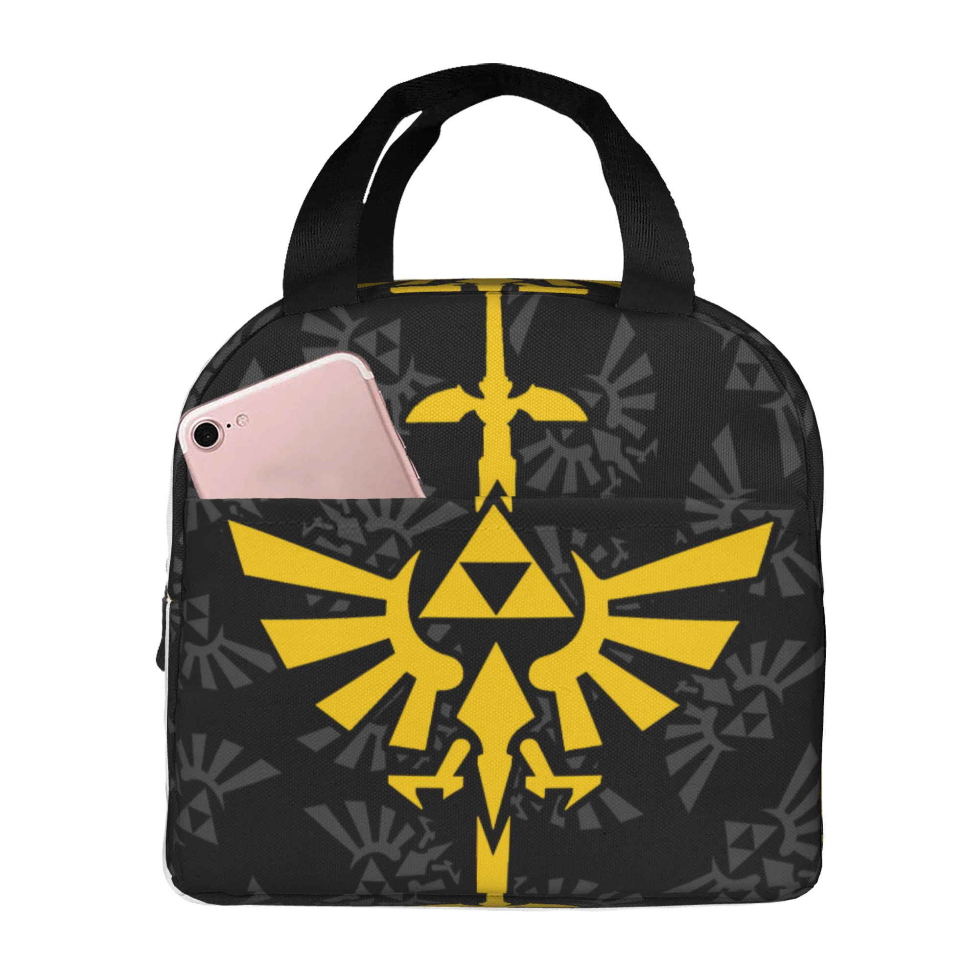 The Legend of Zelda Lunch Bag Tote Bag Insulated Lunch Box Picnic Beach ...