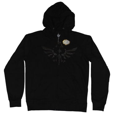 Nintendo Legend of Zelda Twilight Princess Triforce Hoodie - Walmart.com