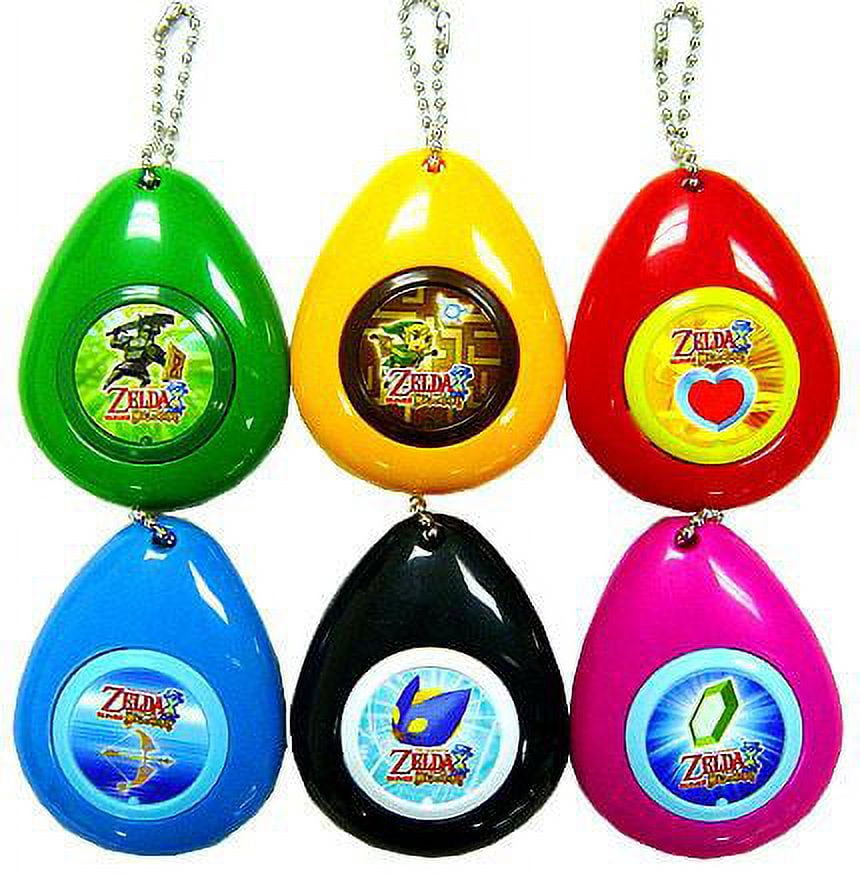 The Legend of Zelda Nintendo DS Set of 6 Sound Effect Keychains ...