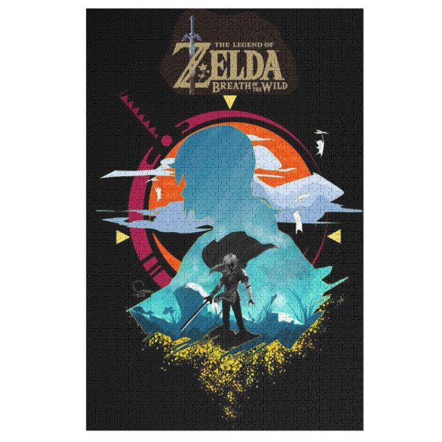 The Legend of Zelda Picture Puzzle 1000 PCS Wooden Puzzle Artwork ...