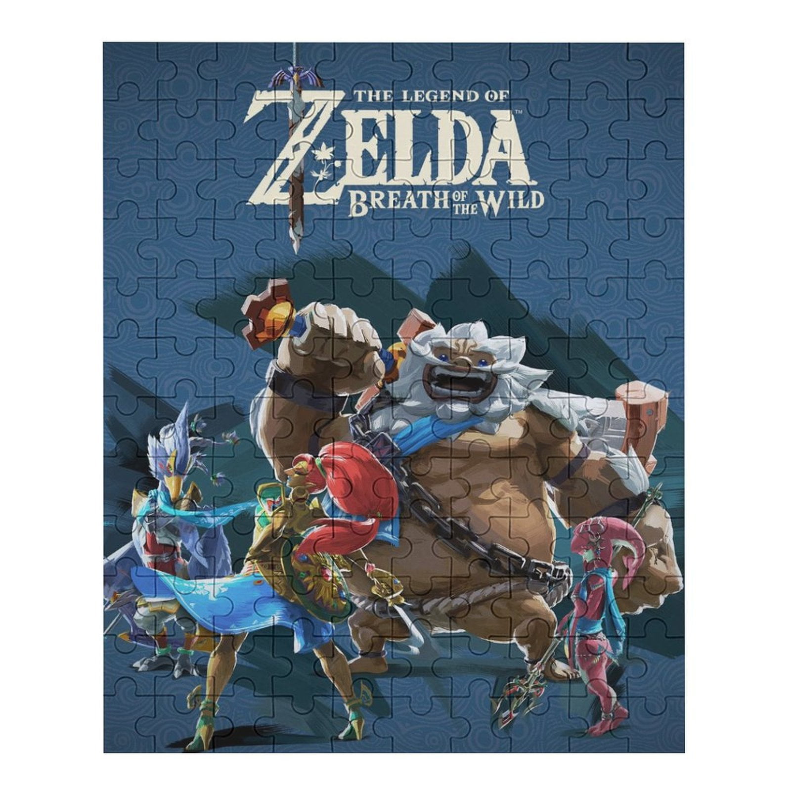The Legend of Zelda Picture Puzzle 120 PCS Wooden Puzzle Artwork Jigsaw ...