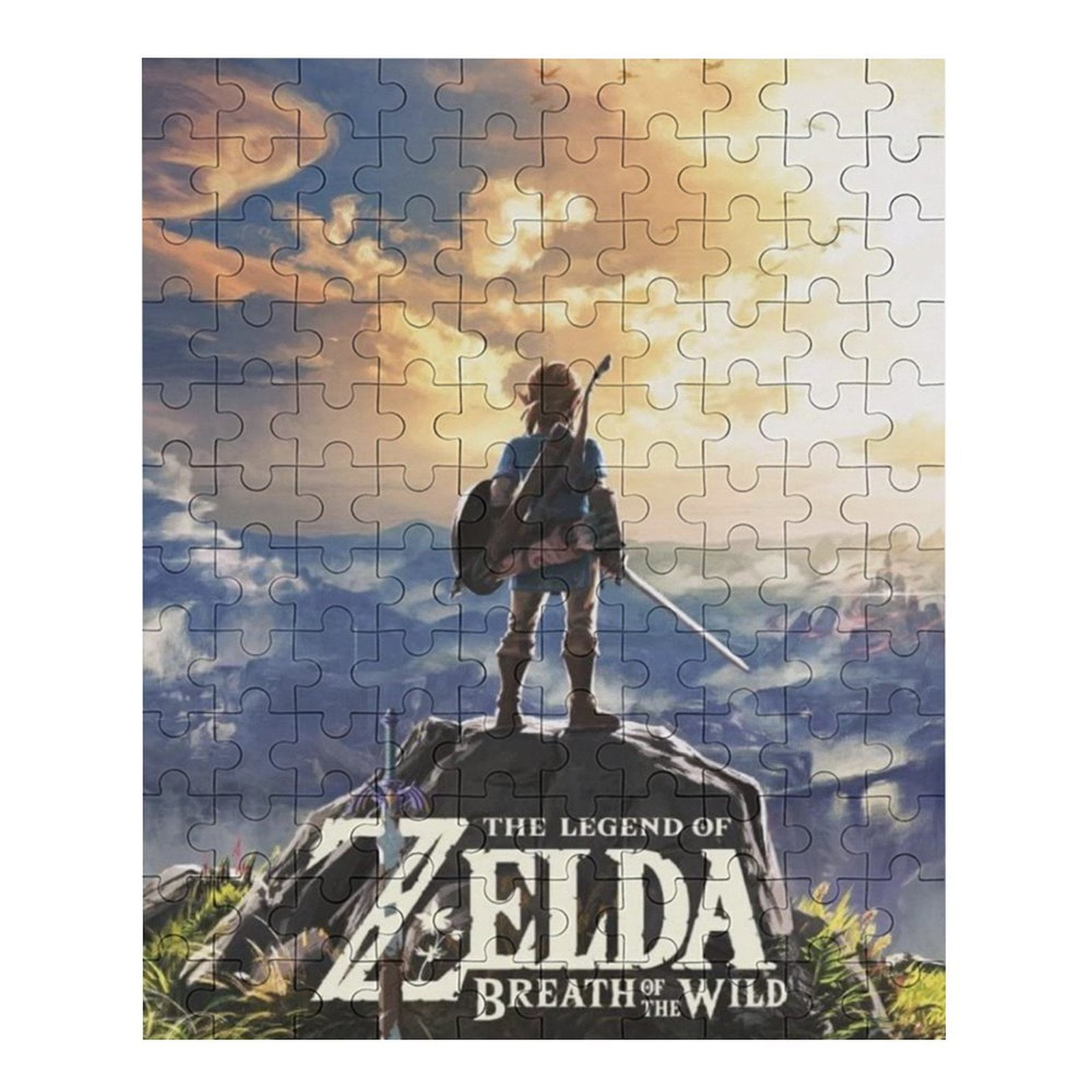 The Legend of Zelda Picture Puzzle 120 PCS Wooden Puzzle Artwork Jigsaw ...