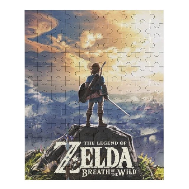 The Legend of Zelda Picture Puzzle 120 PCS Wooden Puzzle Artwork Jigsaw ...