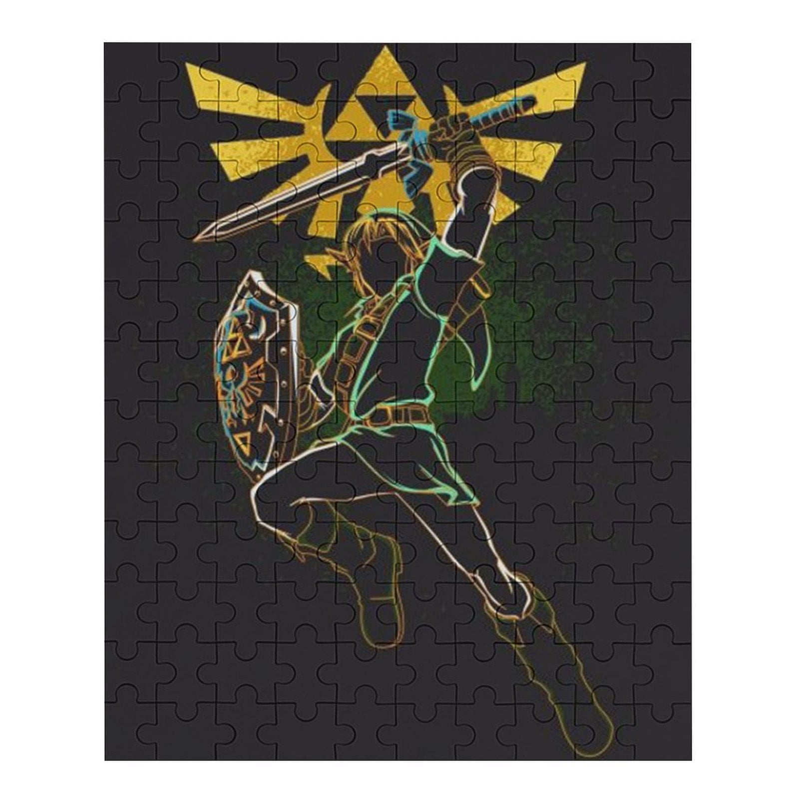 The Legend of Zelda Picture Puzzle 120 PCS Wooden Puzzle Artwork Jigsaw ...