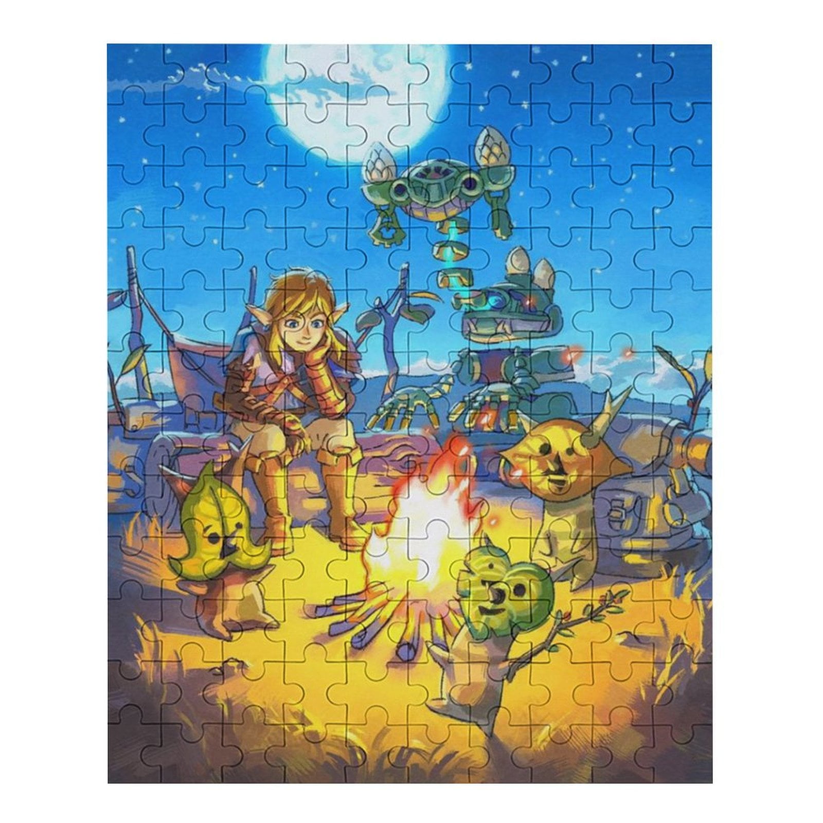 The Legend of Zelda Picture Puzzle 120 PCS Wooden Puzzle Artwork Jigsaw ...