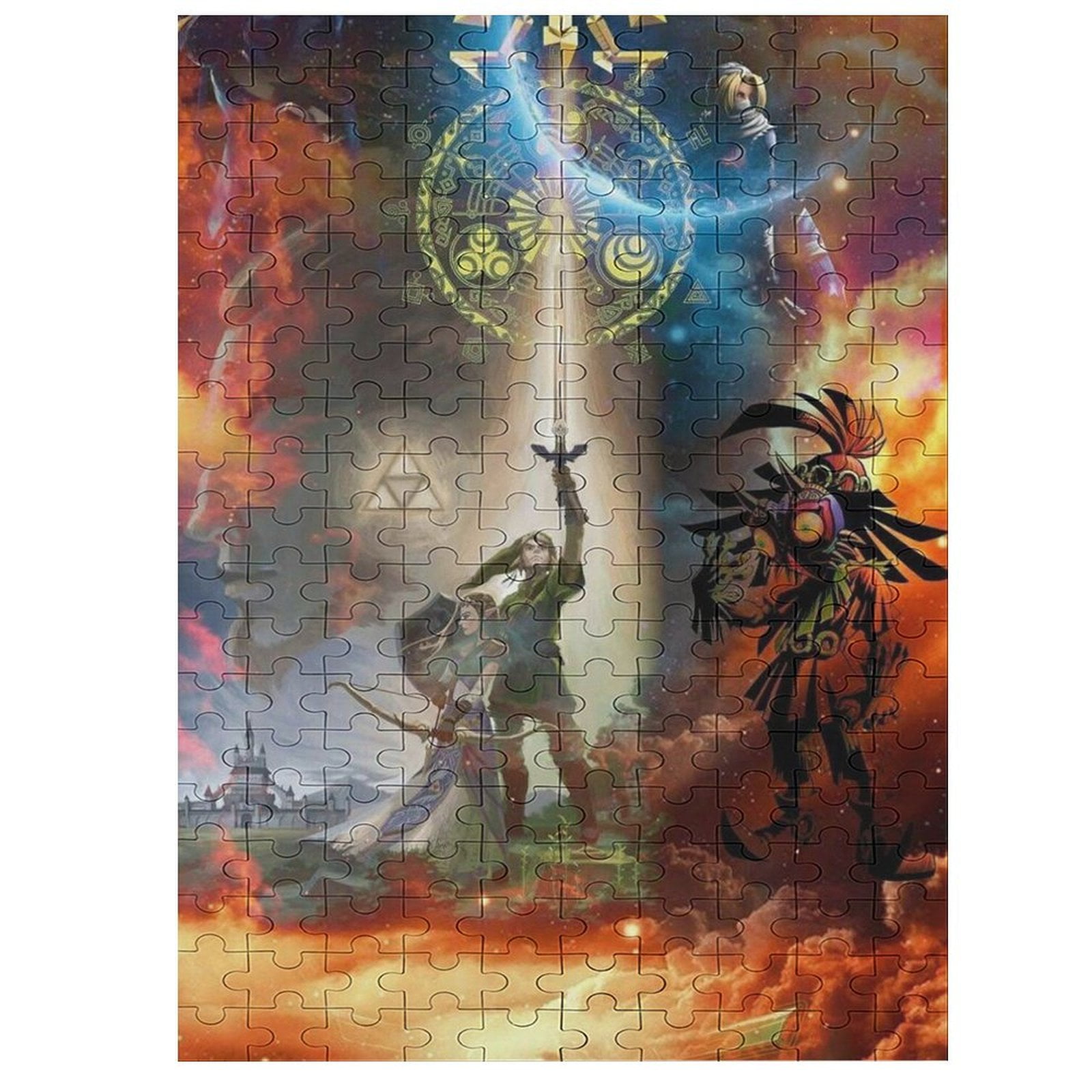 The Legend of Zelda Picture Puzzle 200 PCS Wooden Puzzle Artwork Jigsaw ...