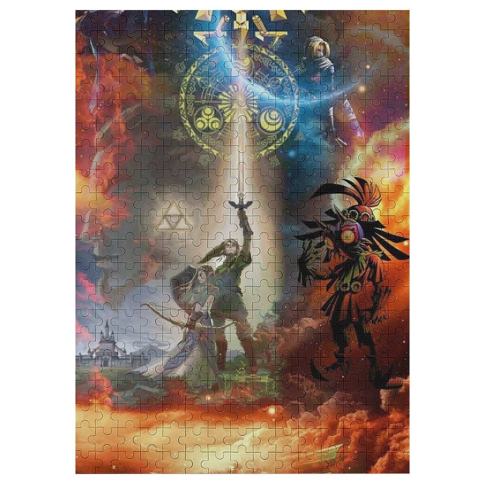 The Legend of Zelda Picture Puzzle 300 PCS Wooden Puzzle Artwork Jigsaw ...