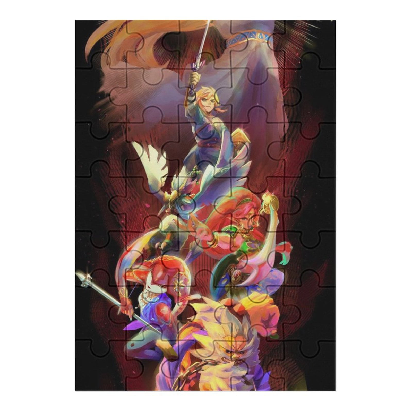 The Legend of Zelda Picture Puzzle 35 PCS Wooden Puzzle Artwork Jigsaw ...