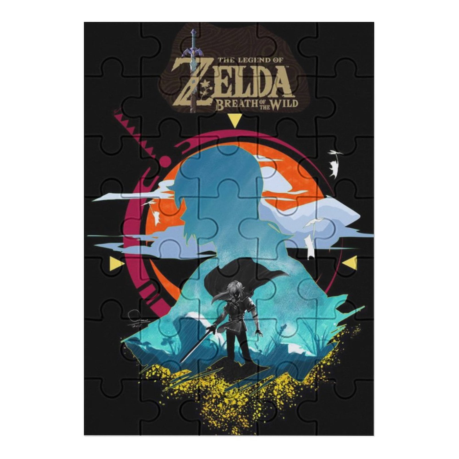 The Legend of Zelda Picture Puzzle 35 PCS Wooden Puzzle Artwork Jigsaw ...