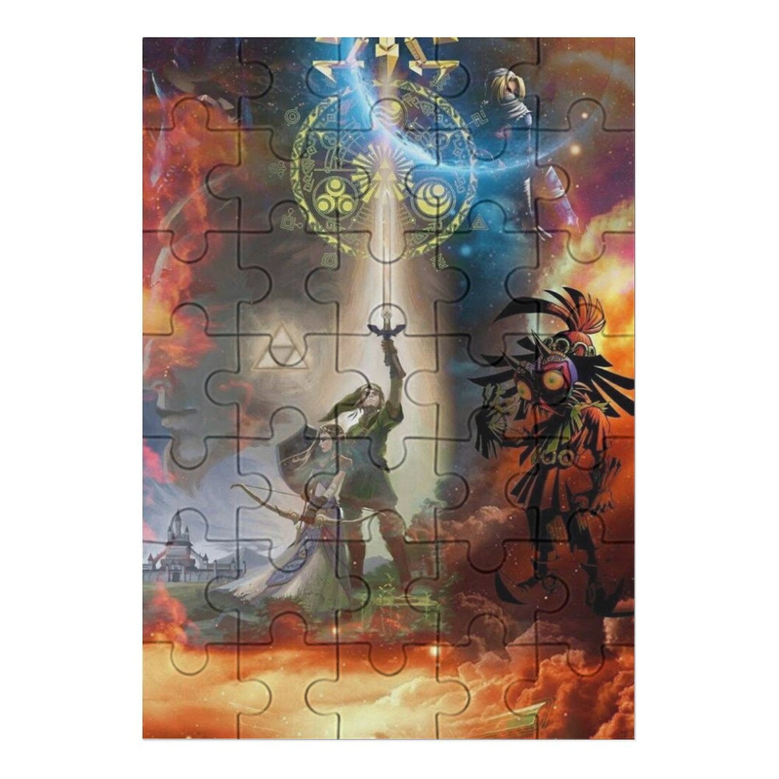 The Legend of Zelda Picture Puzzle 35 PCS Wooden Puzzle Artwork Jigsaw ...