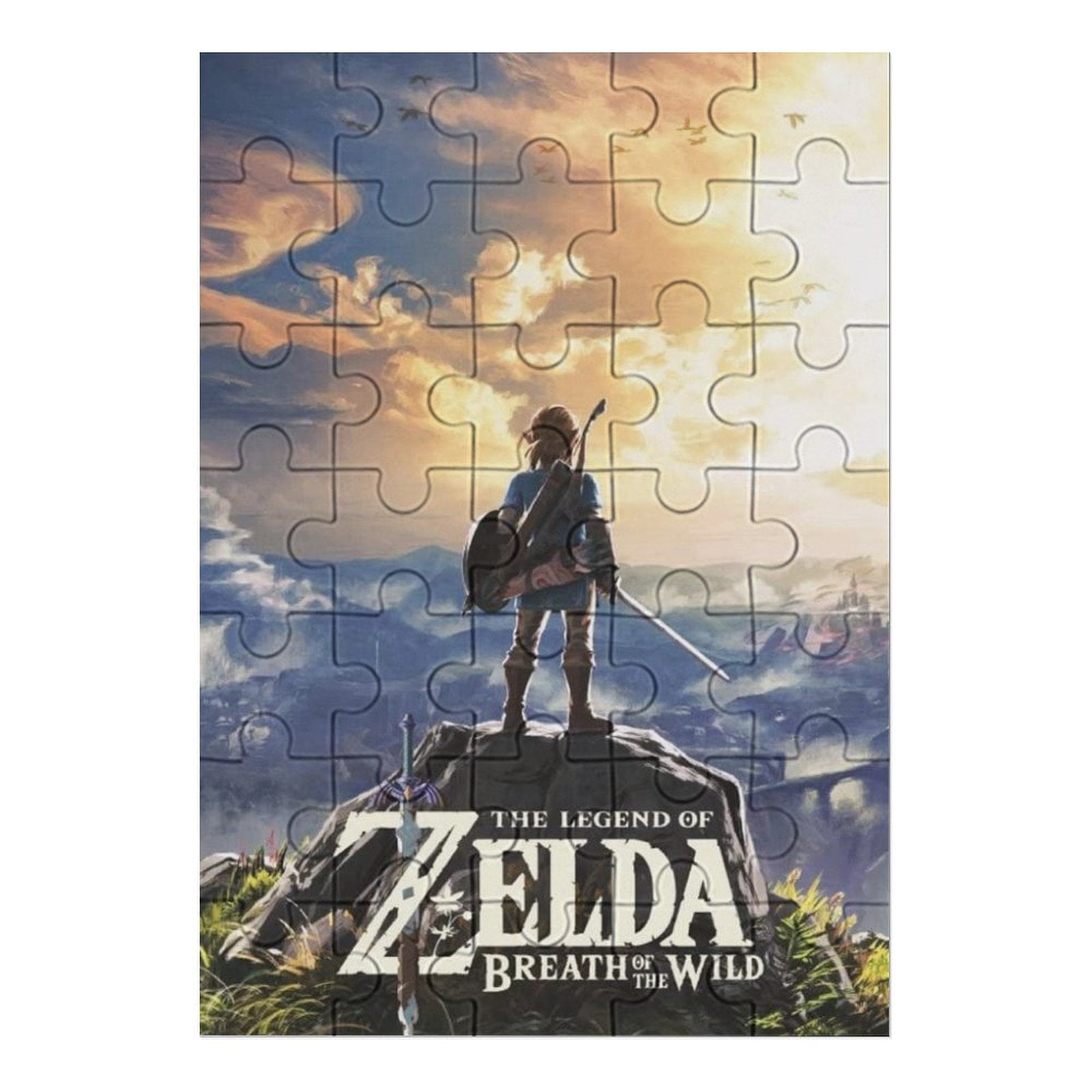 The Legend of Zelda Picture Puzzle 35 PCS Wooden Puzzle Artwork Jigsaw ...
