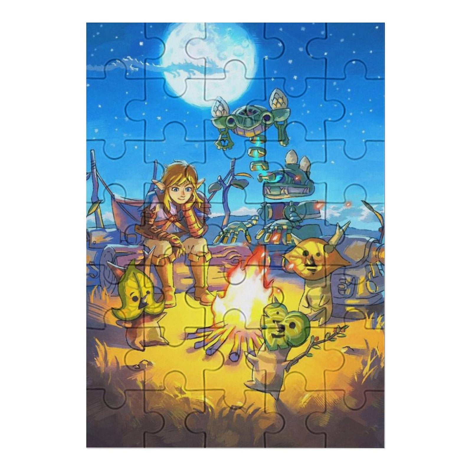 The Legend of Zelda Picture Puzzle 35 PCS Wooden Puzzle Artwork Jigsaw ...