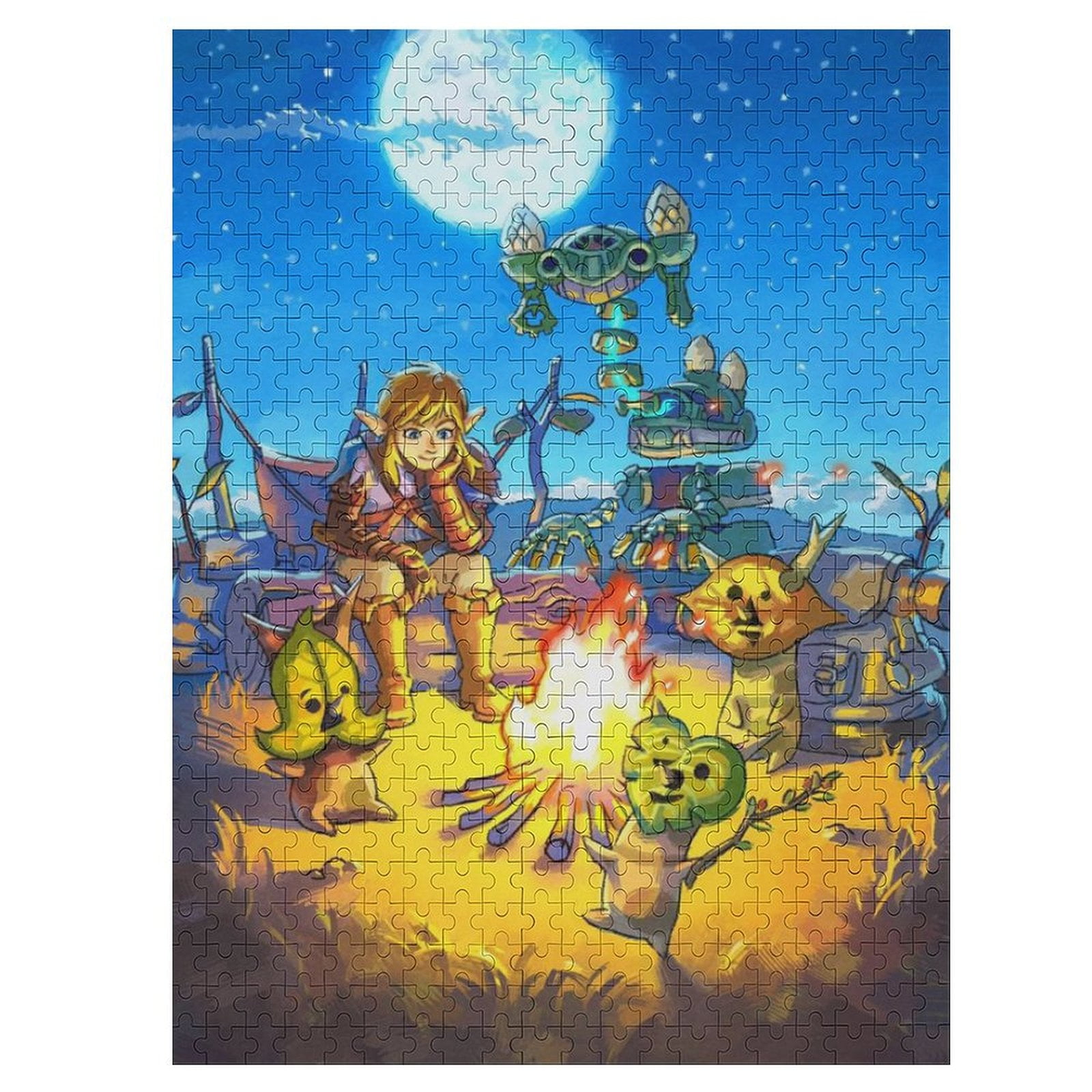 The Legend of Zelda Picture Puzzle 500 PCS Wooden Puzzle Artwork Jigsaw ...
