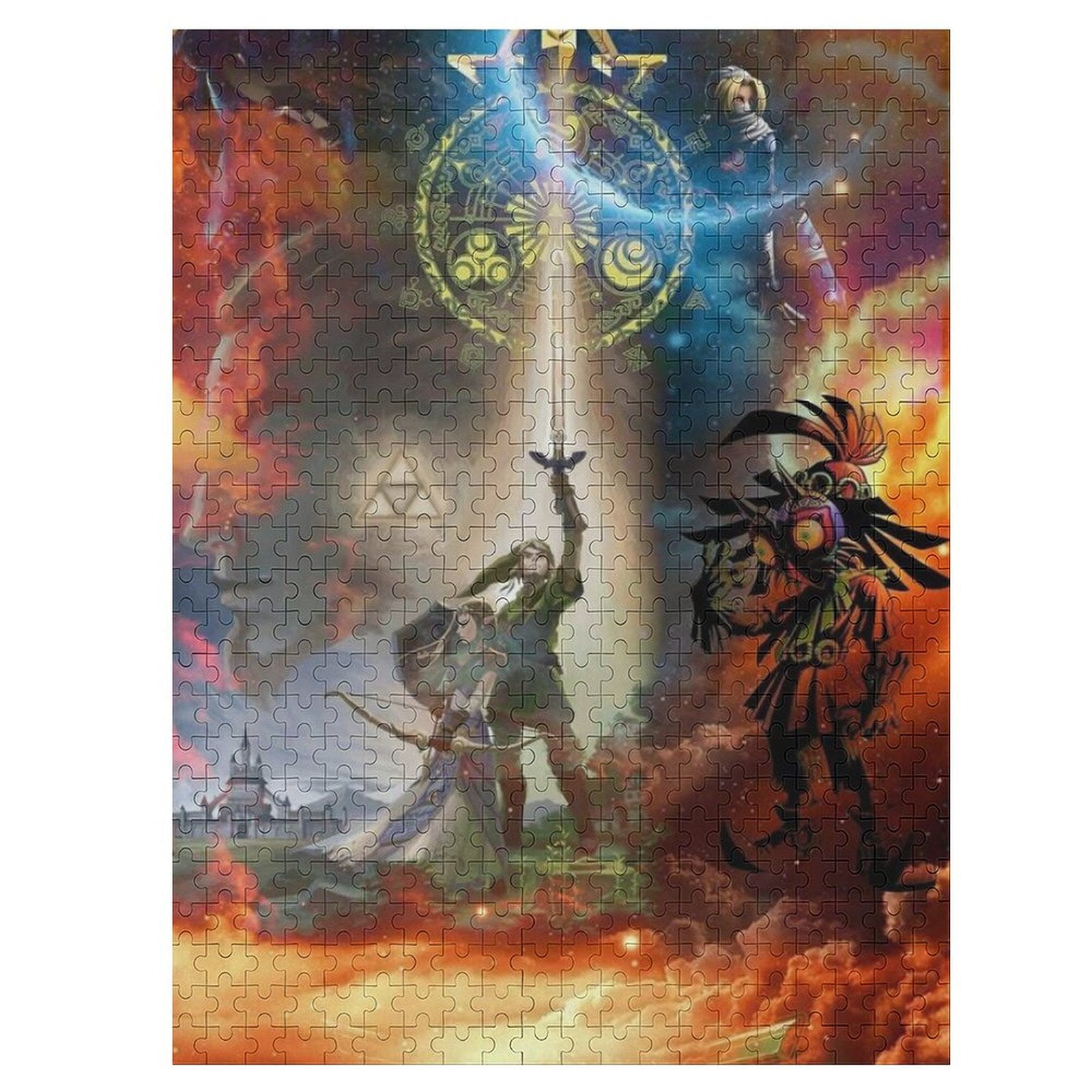 The Legend of Zelda Picture Puzzle 500 PCS Wooden Puzzle Artwork Jigsaw ...