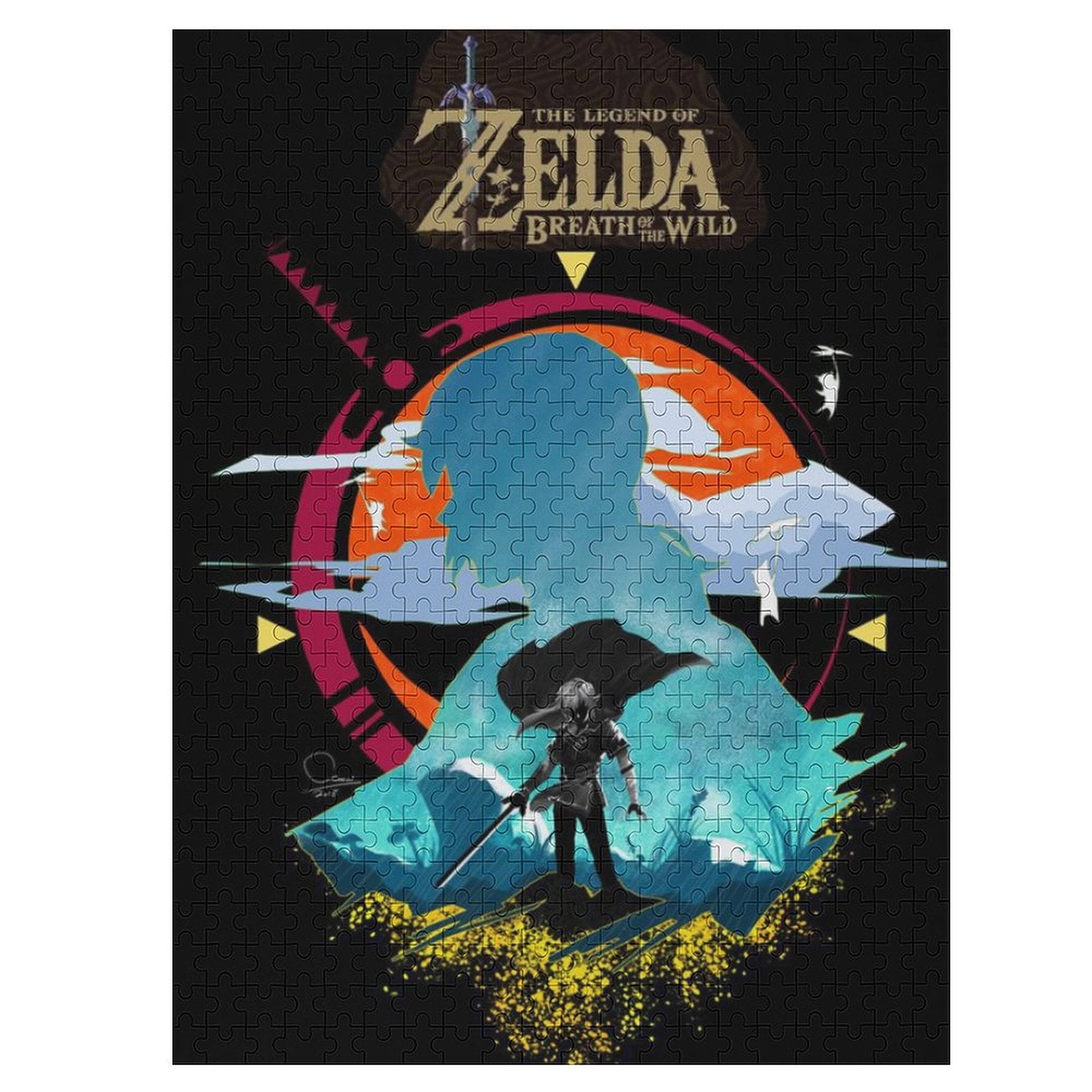 The Legend of Zelda Picture Puzzle 500 PCS Wooden Puzzle Artwork Jigsaw ...