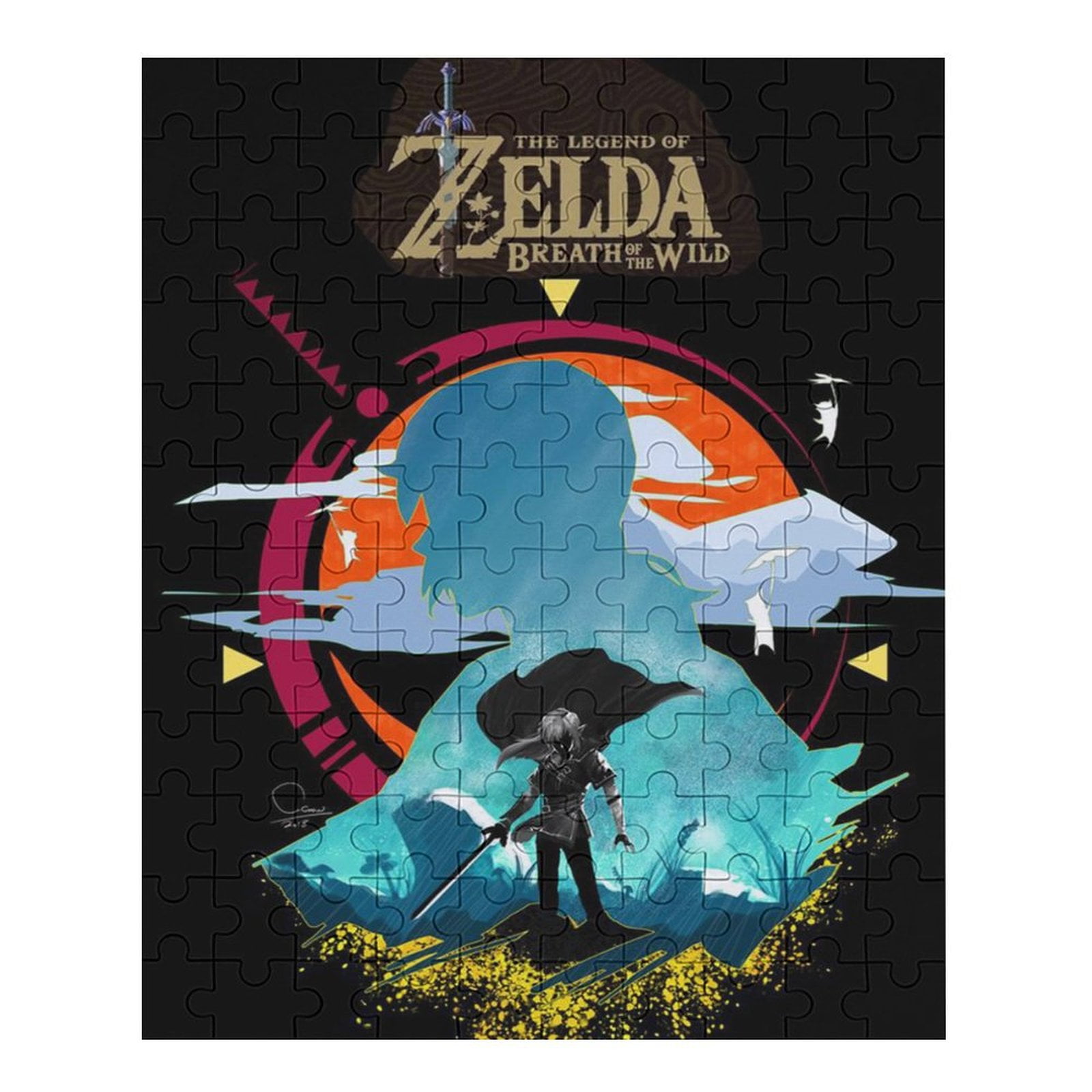 The Legend of Zelda Picture Puzzle 70 PCS Wooden Puzzle Artwork Jigsaw ...