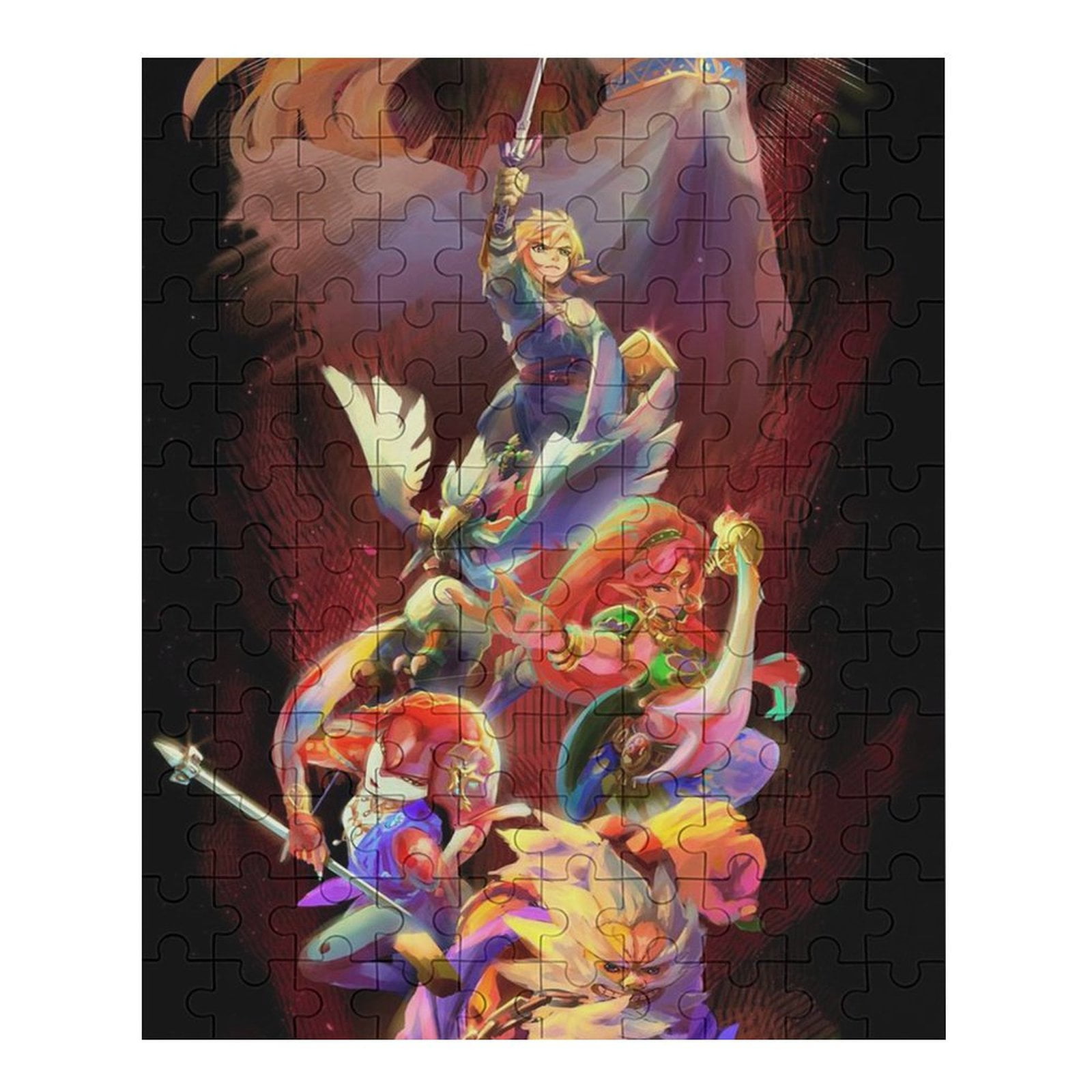 The Legend of Zelda Picture Puzzle 70 PCS Wooden Puzzle Artwork Jigsaw ...