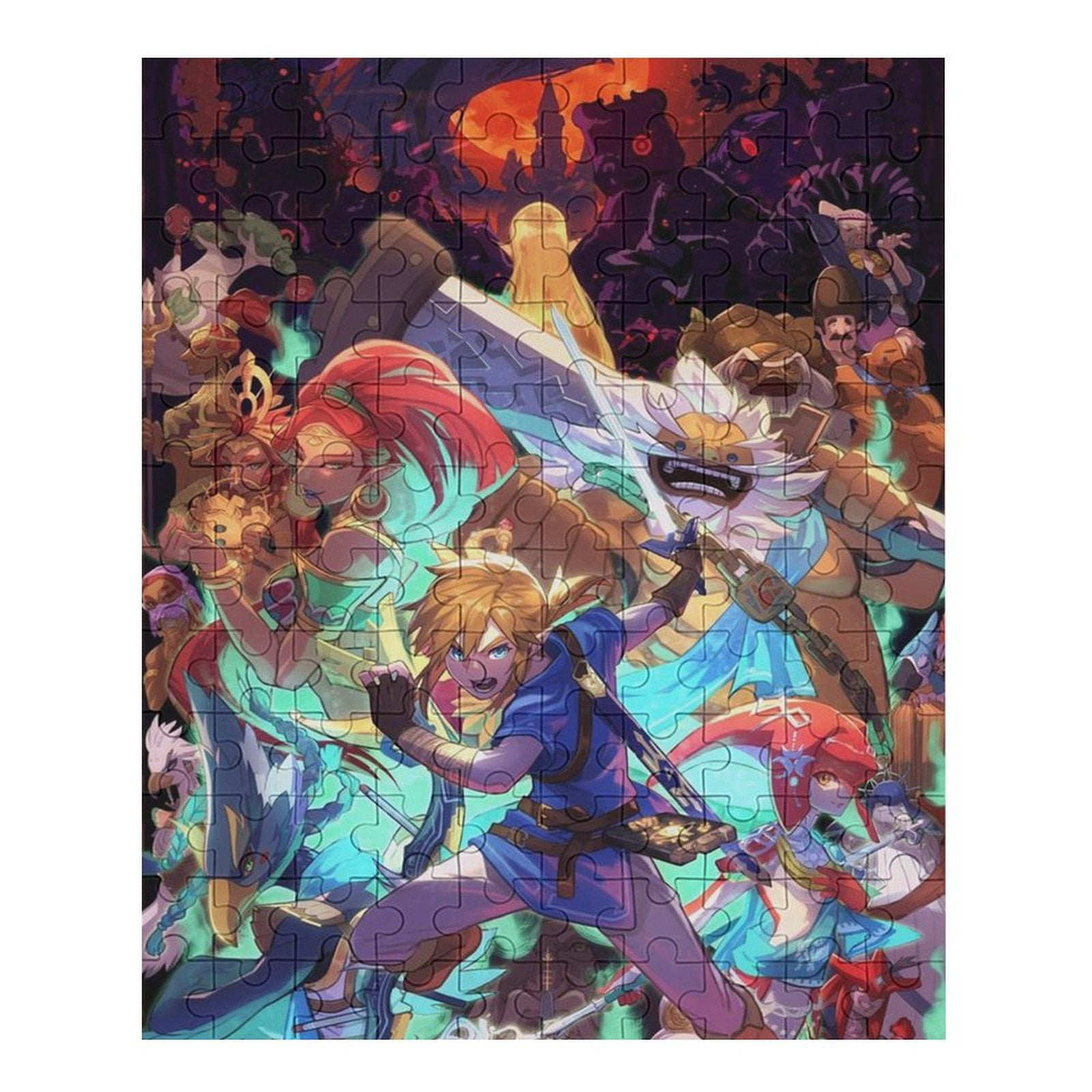 The Legend of Zelda Picture Puzzle 70 PCS Wooden Puzzle Artwork Jigsaw ...