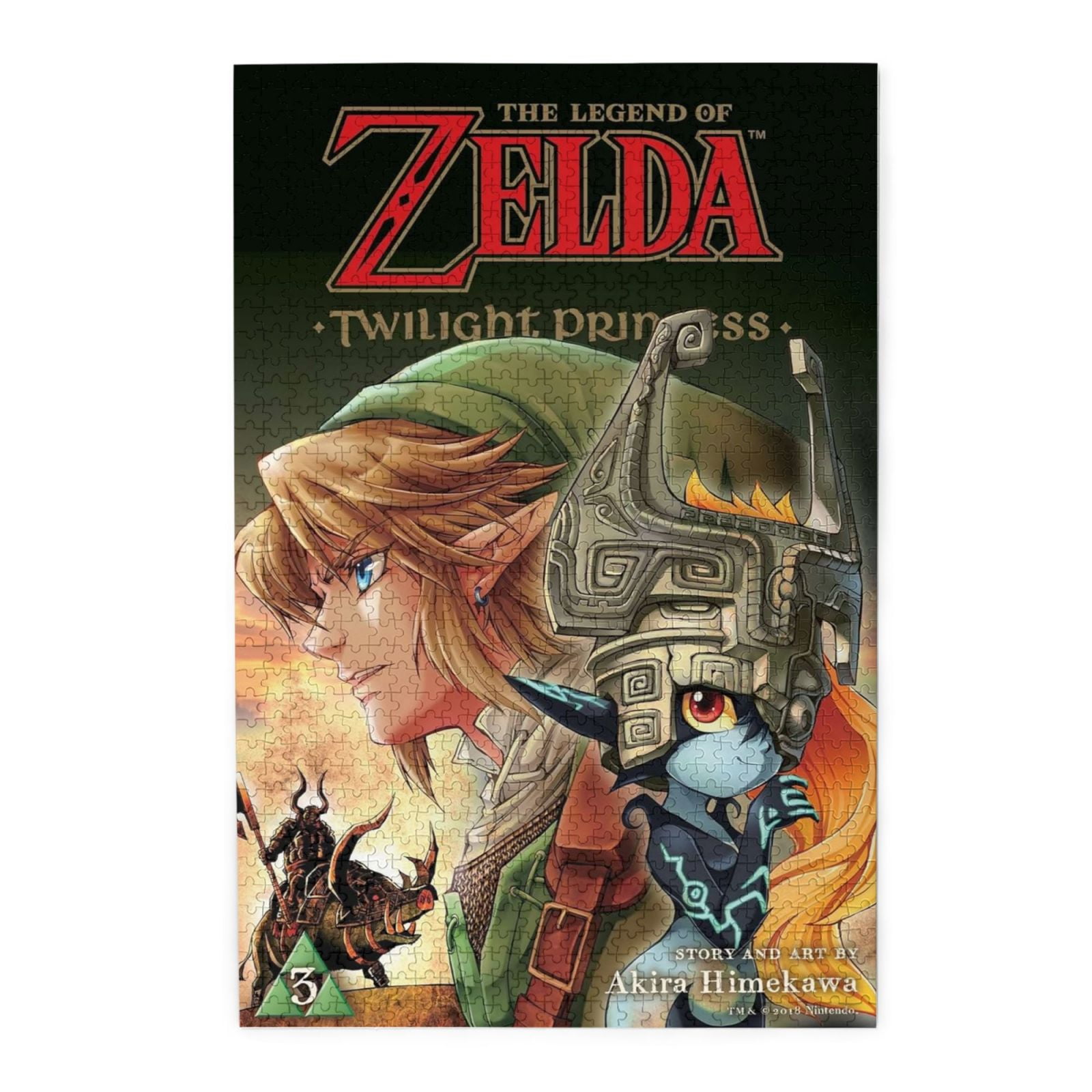 The Legend of Zelda Puzzle - 1000 Piece Jigsaw Puzzle For Adults Kids ...