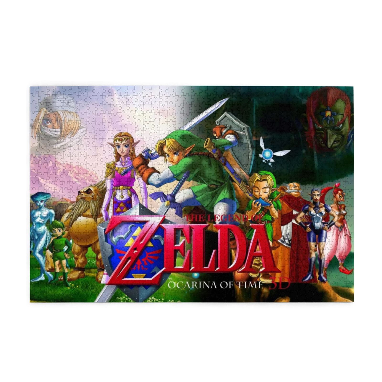 The Legend of Zelda Puzzle - 1000 Piece Jigsaw Puzzle For Adults Kids ...