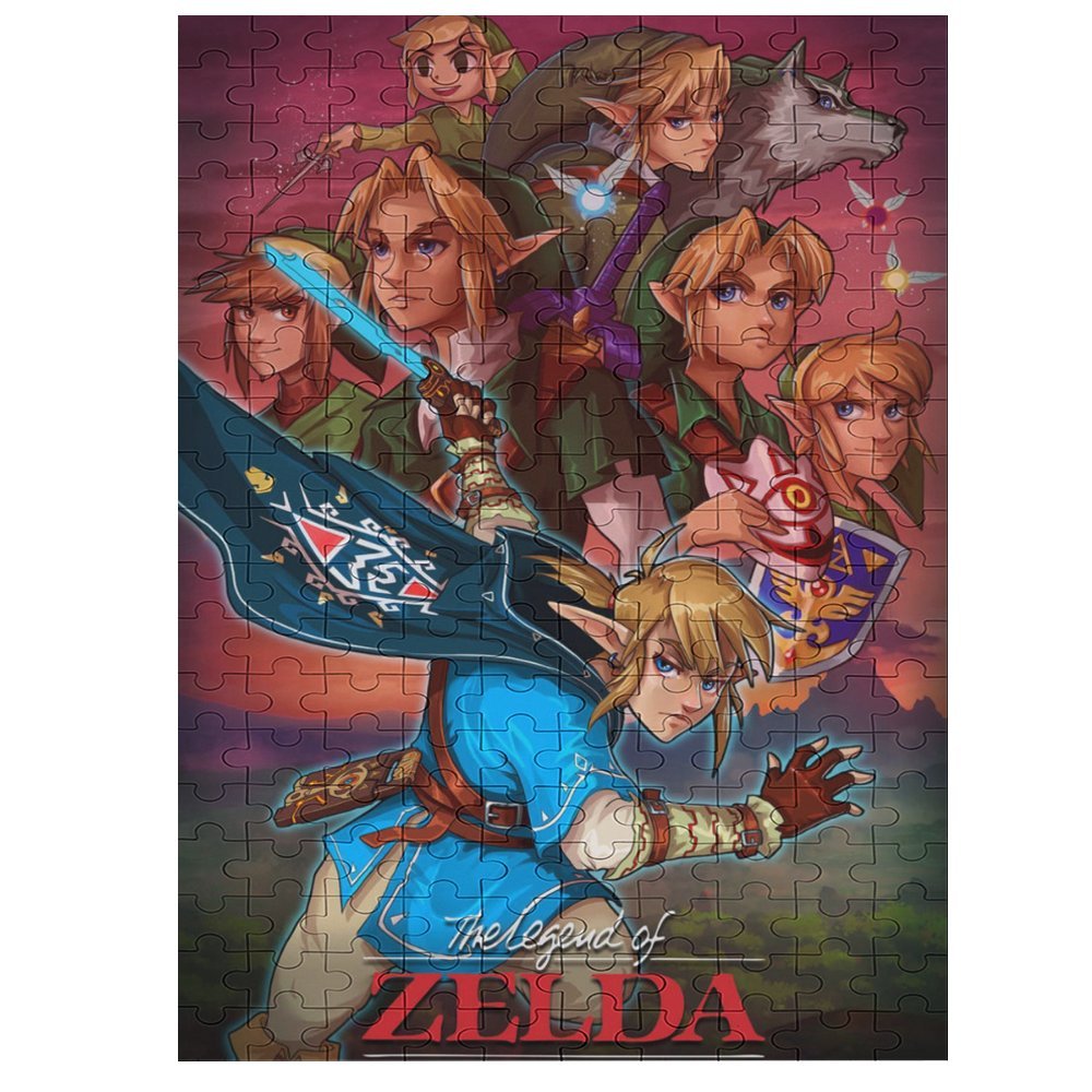 The Legend of Zelda Puzzle - 200 Piece Jigsaw Puzzle For Adults Kids ...
