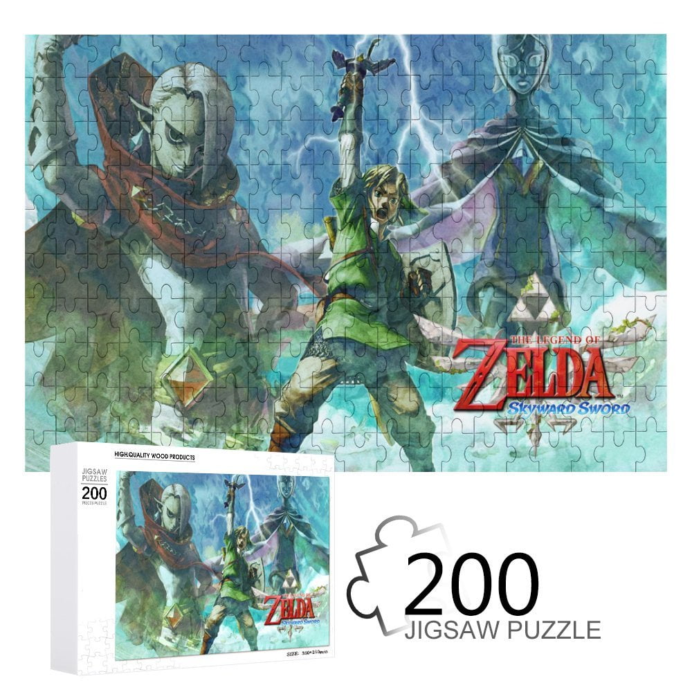 The Legend of Zelda Puzzle - 200 Piece Jigsaw Puzzle For Adults Kids ...