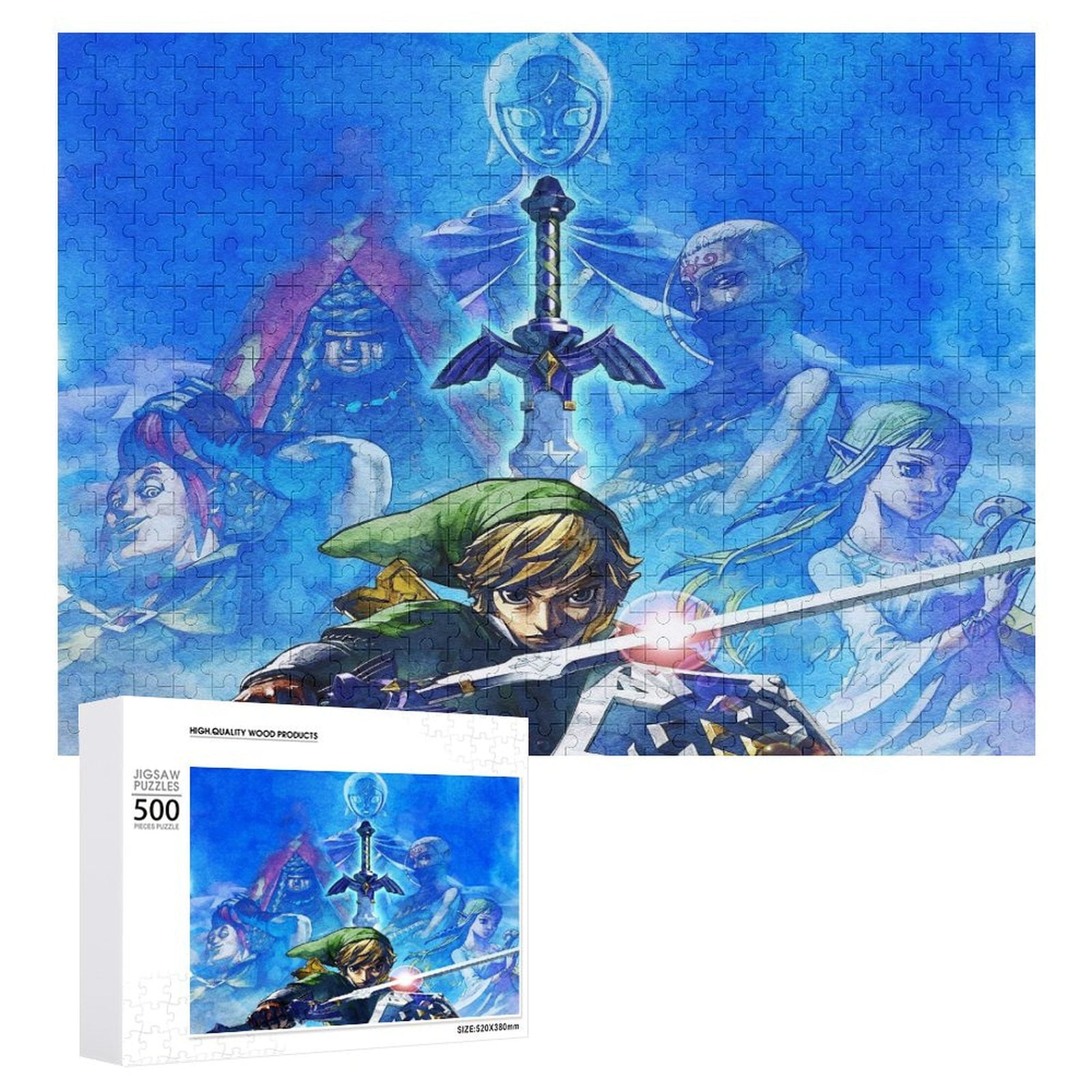 The Legend of Zelda Puzzle - 500 PCS Jigsaw Puzzle - Walmart.com