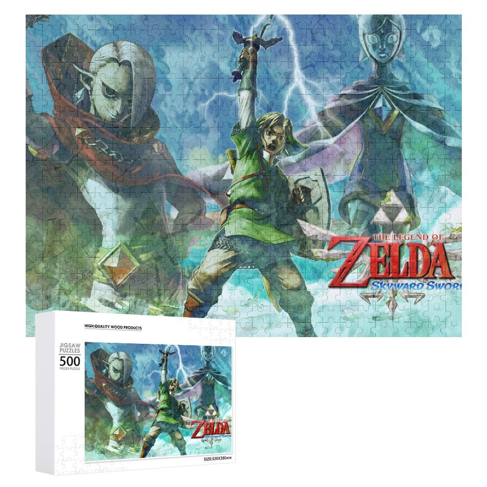 The Legend of Zelda Puzzle - 500 PCS Jigsaw Puzzle - Walmart.com