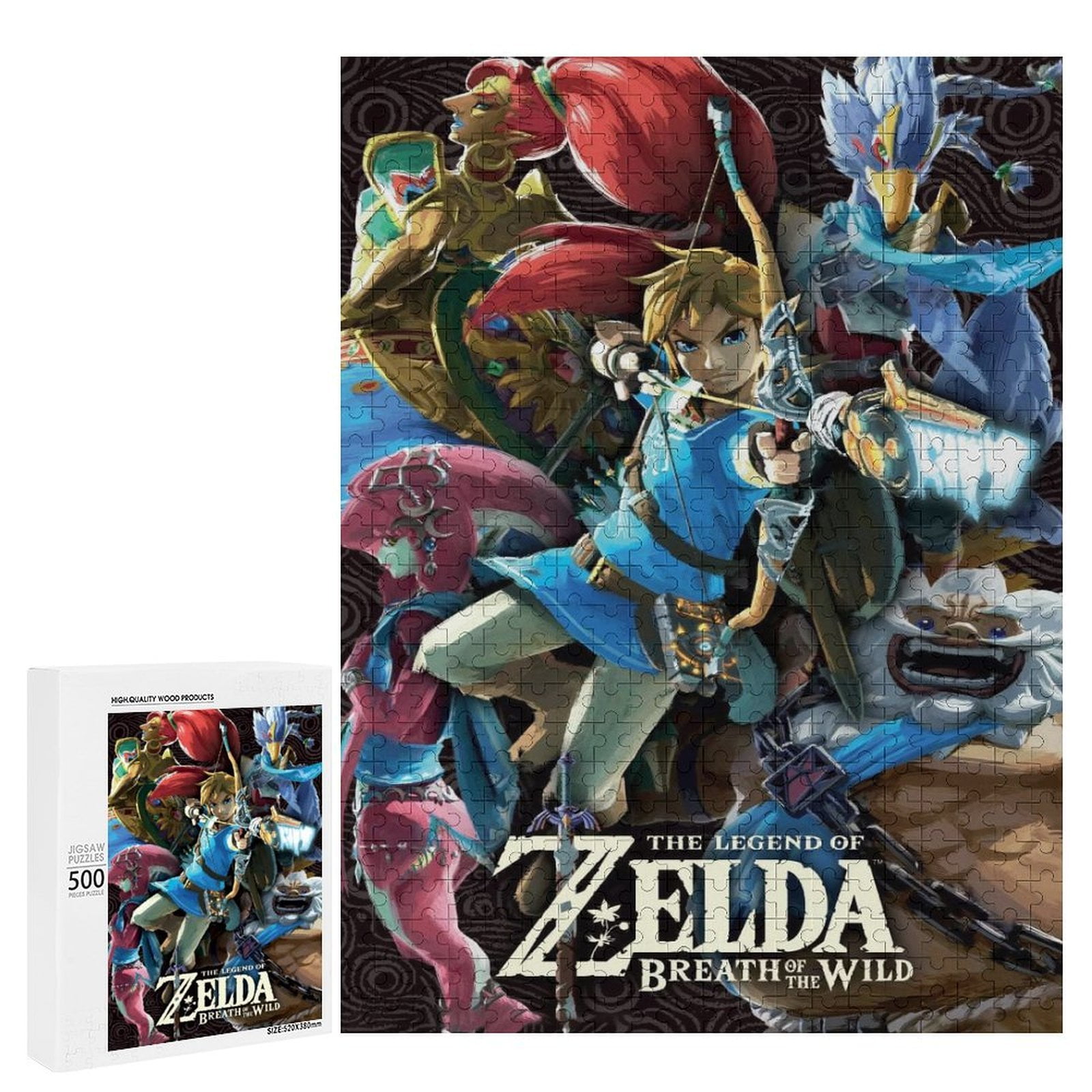 The Legend of Zelda Puzzle - 500 PCS Jigsaw Puzzle - Walmart.com