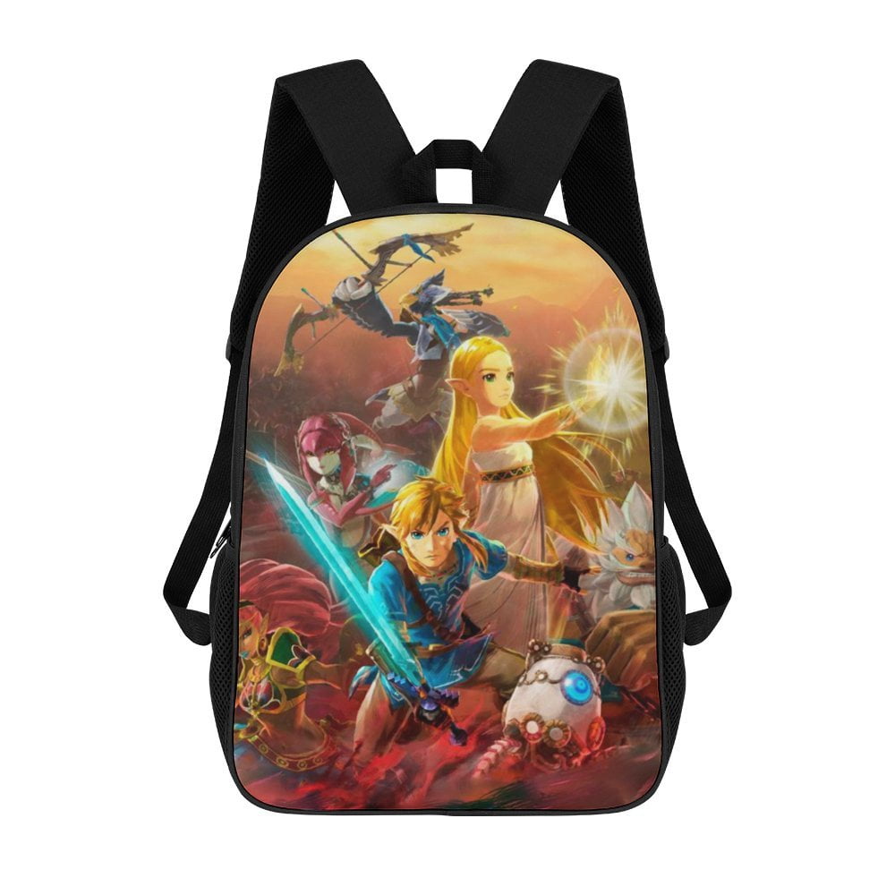 The Legend of Zelda Shoulder Backpack 17 Inch School Bag Bookbag ...