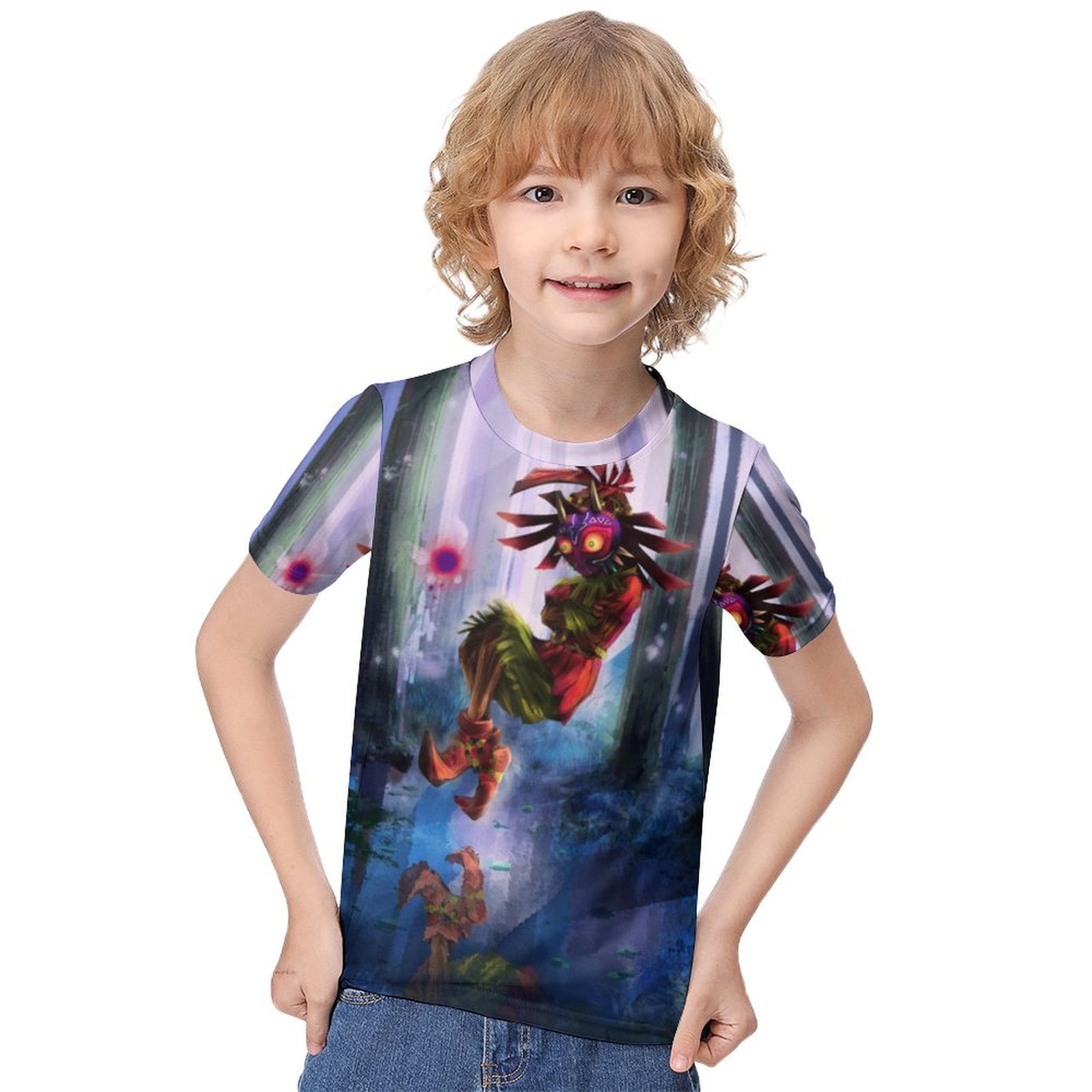 The Legend of Zelda T-shirts for Teen Boys Girls Tee Shirts Soft Summer ...