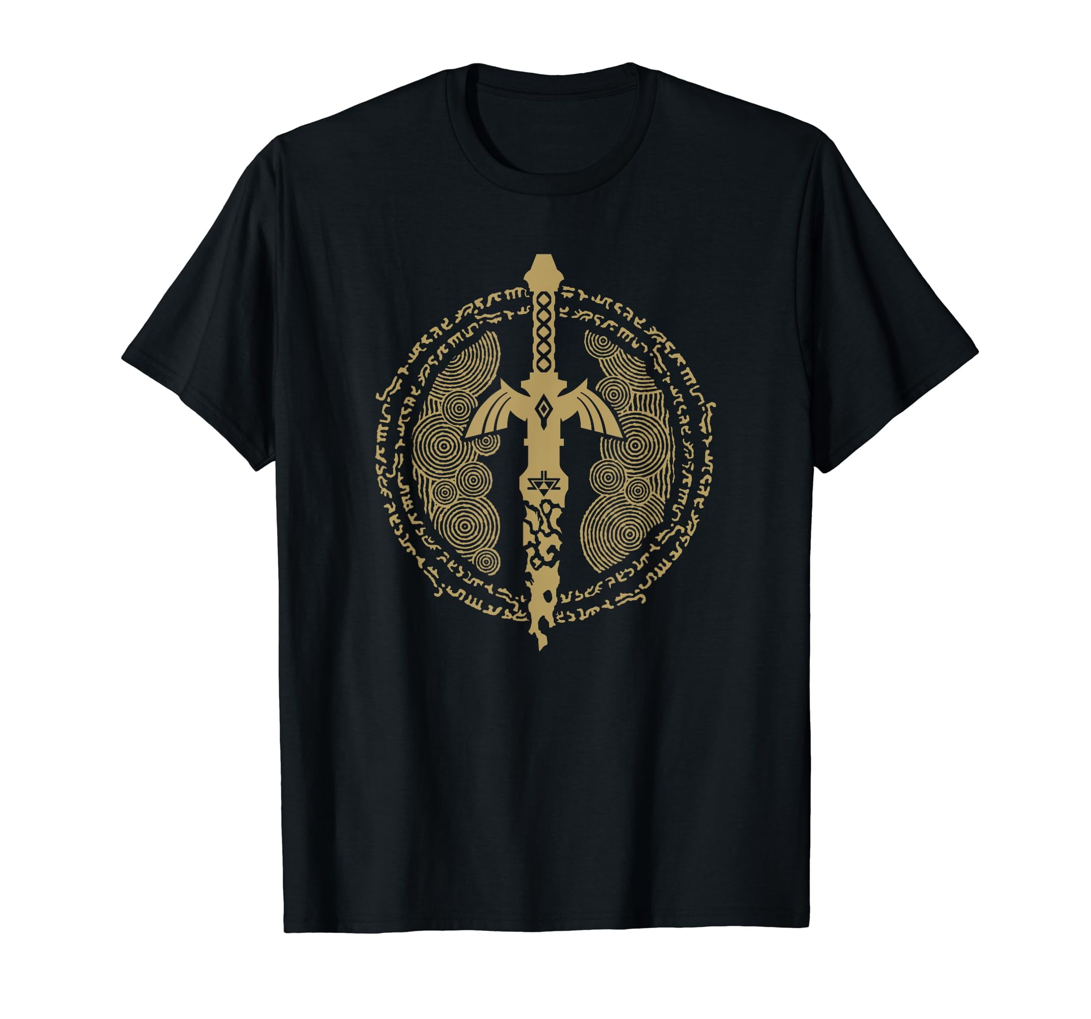 The Legend of Zelda Tears Of The Kingdom Master Sword Logo T-Shirt ...