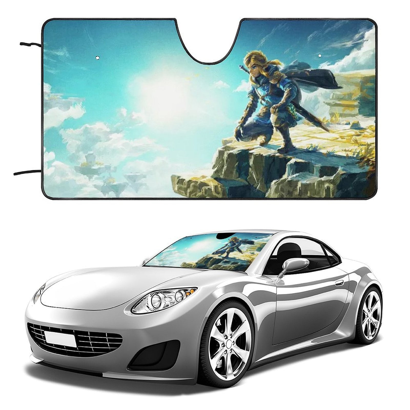 The Legend of Zelda Tears of The Kingdom Car Windshield Sunshade ...