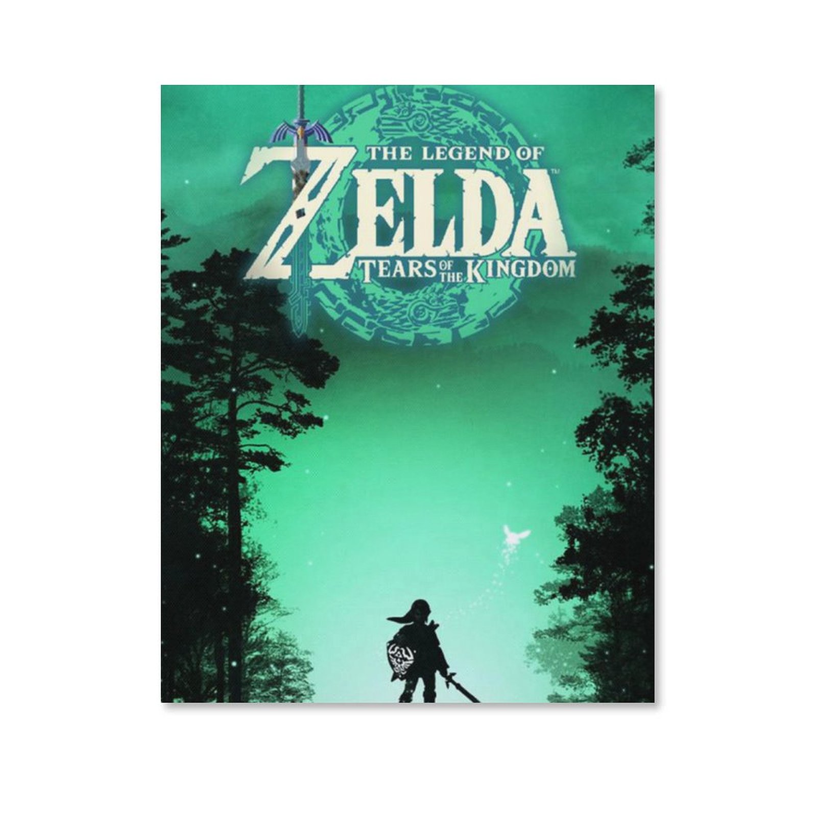 The Legend of Zelda Tears of The Kingdom Decorative Painting Canvas ...