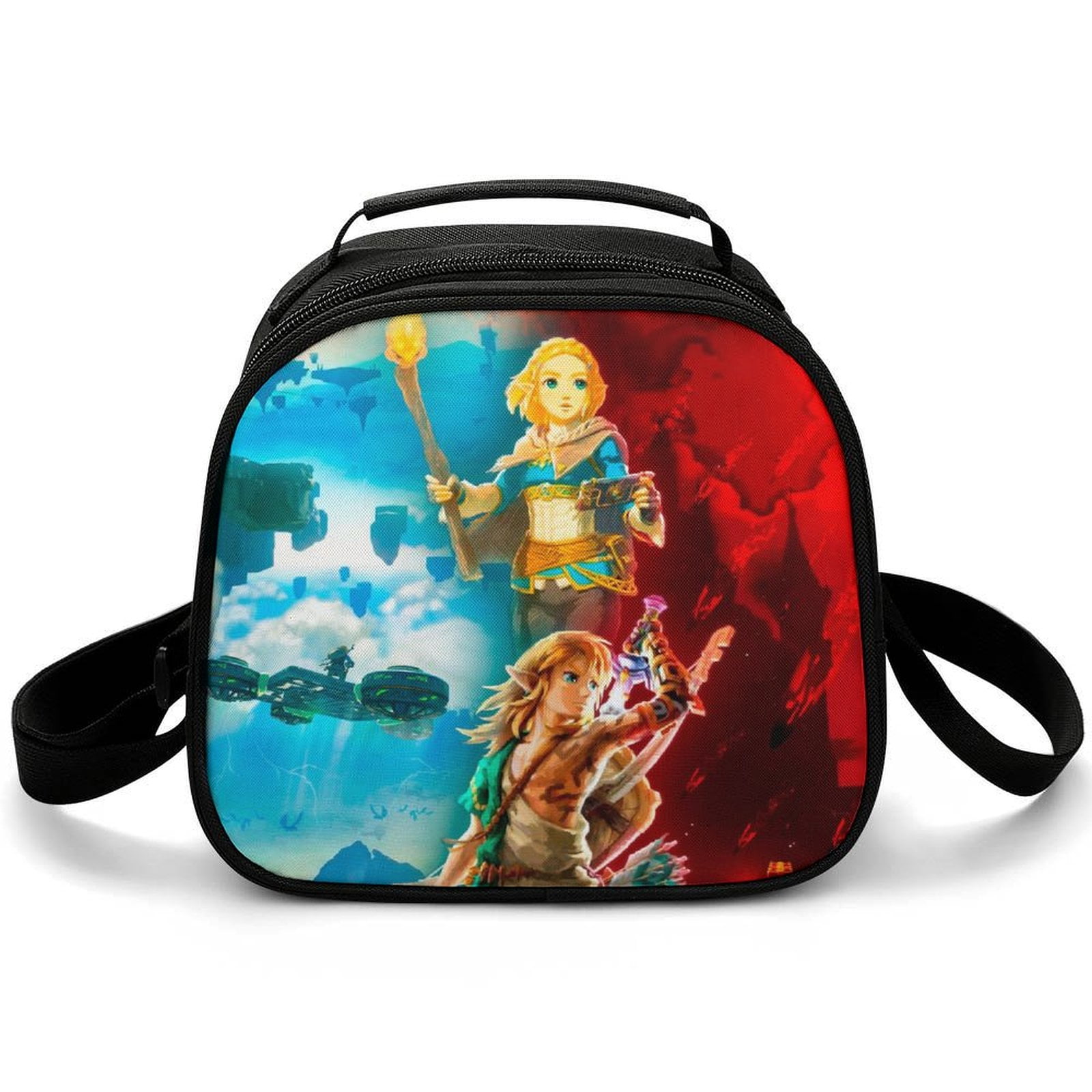 The Legend of Zelda Tears of The Kingdom Game Portable Insulated Lunch ...
