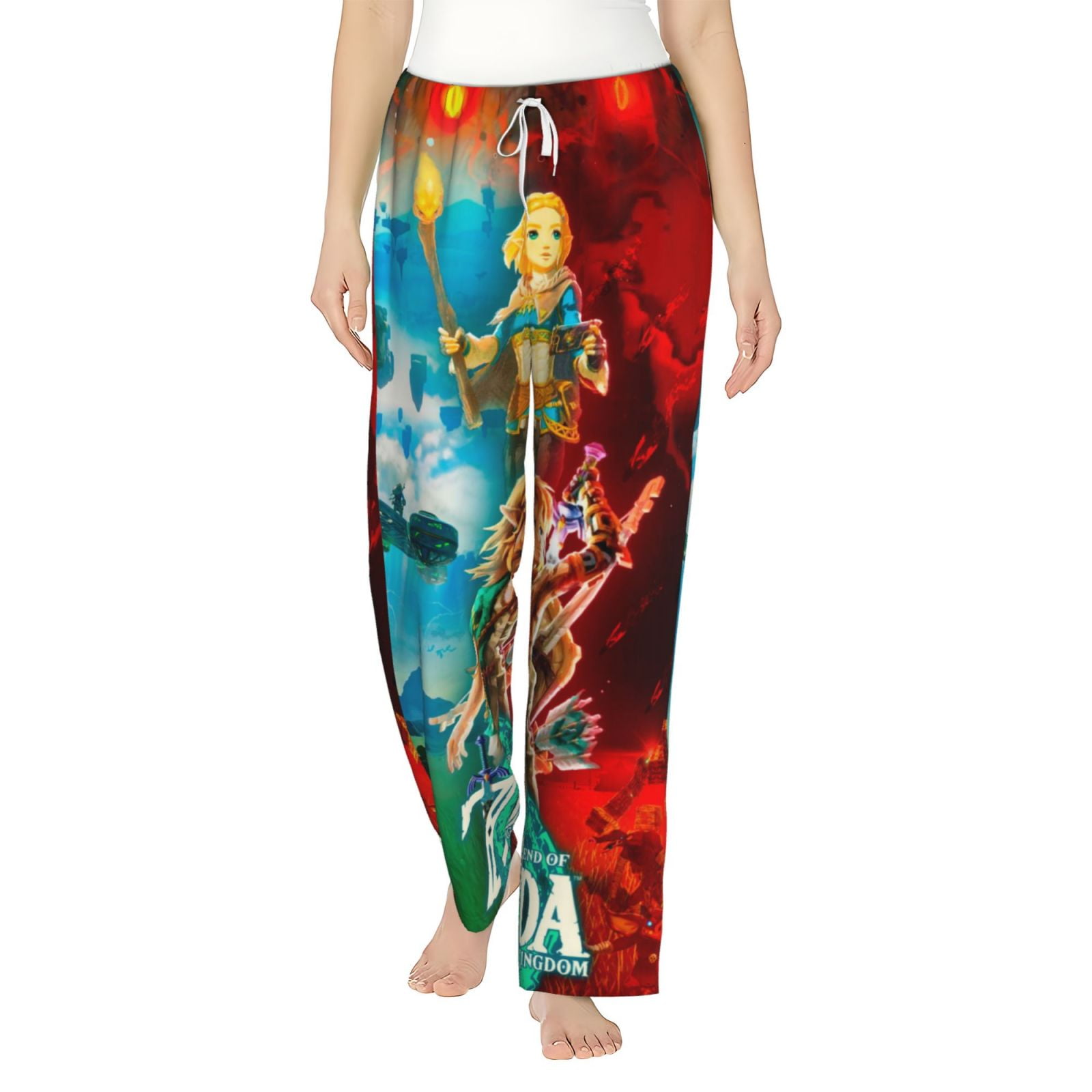 The Legend of Zelda Tears of the Kingdom Game Women's Pajama Pants ...