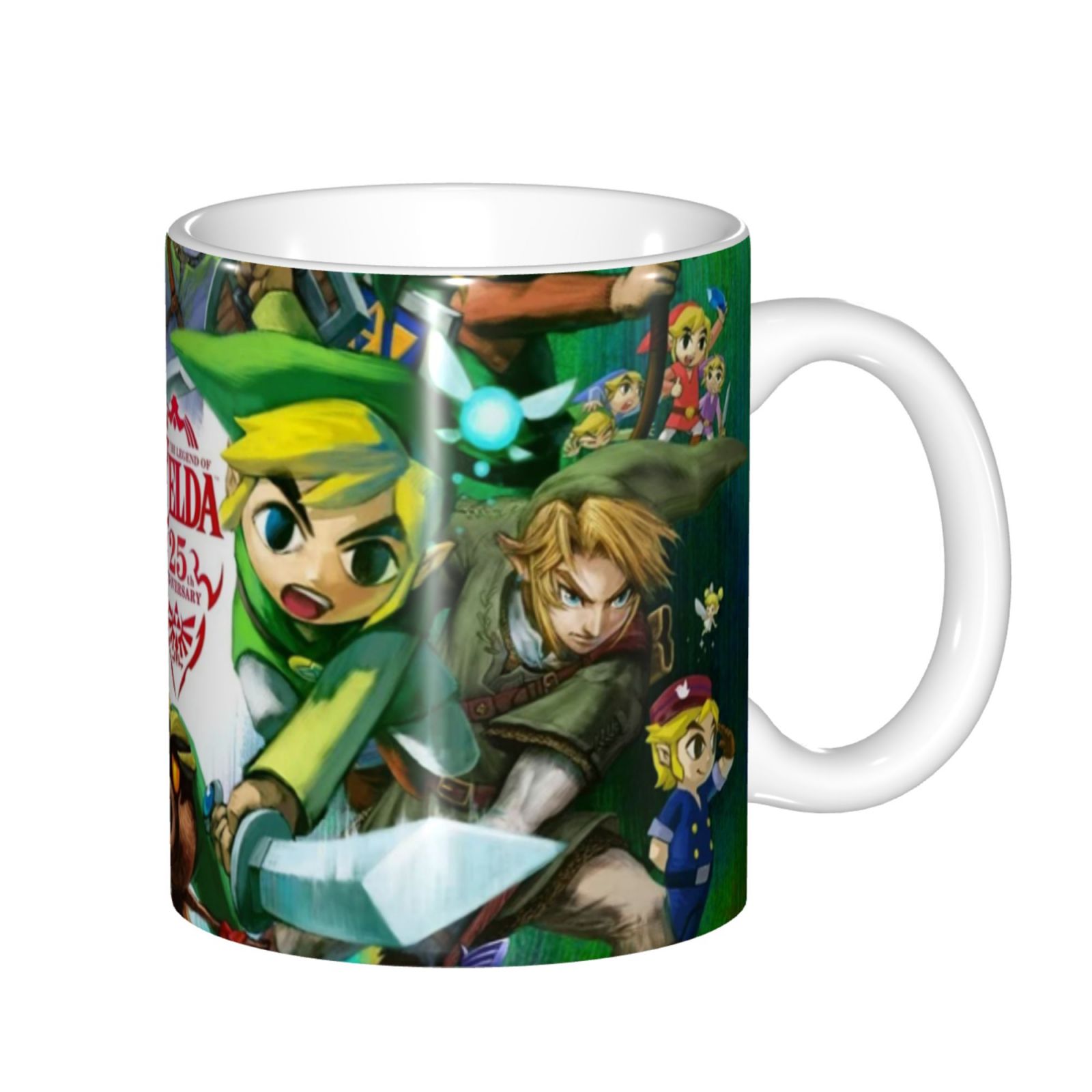 The Legend of Zelda Tri Force Heroes Ceramic Mug Fashion Coffee Mug ...