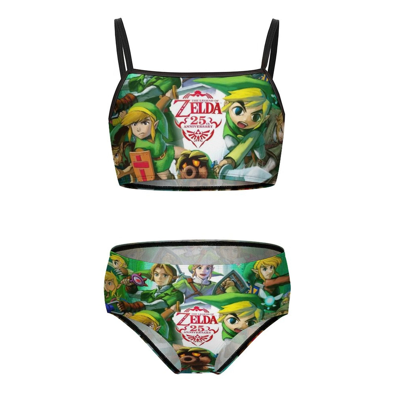 The Legend of Zelda Tri Force Heroes Children's Swimsuit Girls Swimwear ...