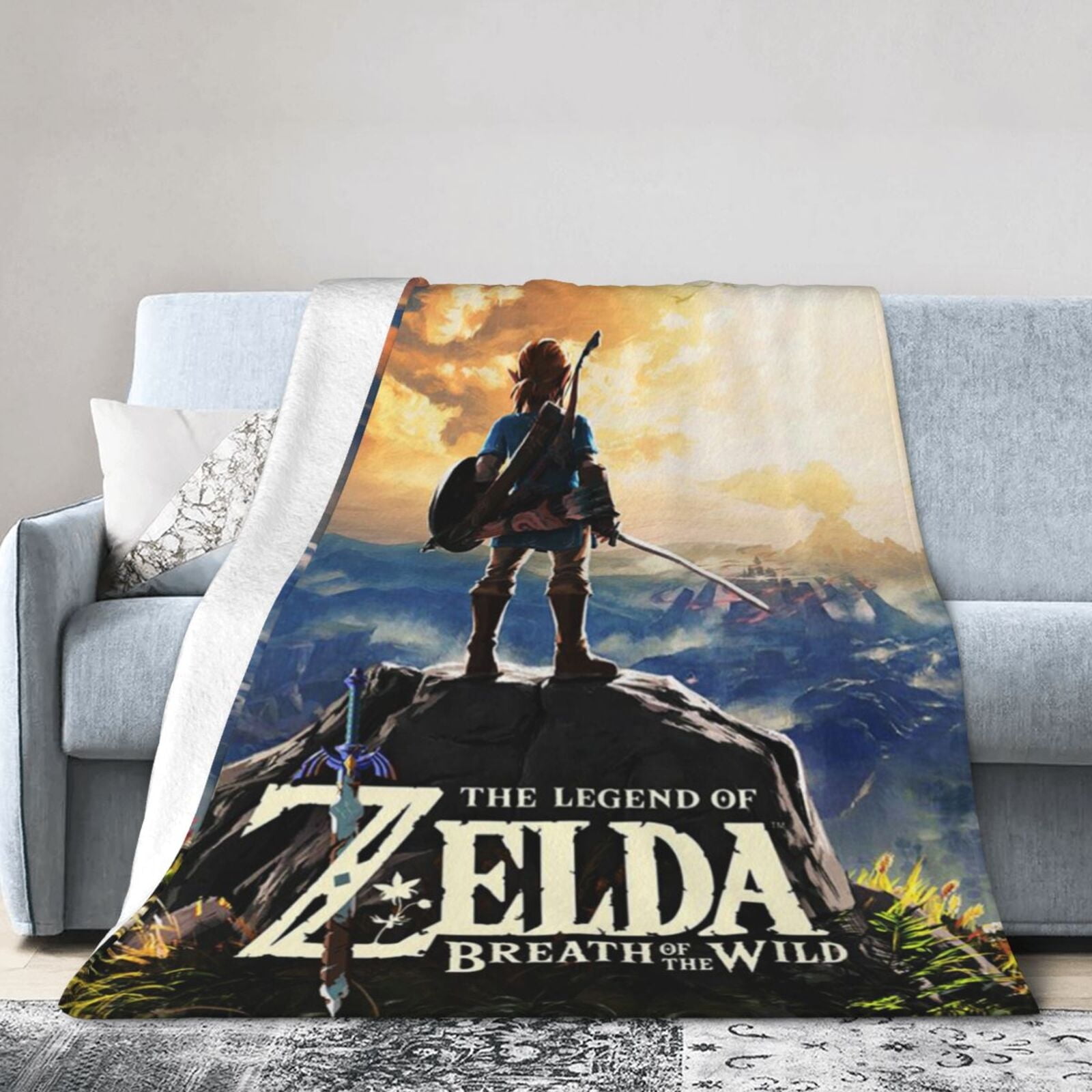 The Legend of Zelda Ultra-Soft Micro Fleece Blanket Throw All Season ...