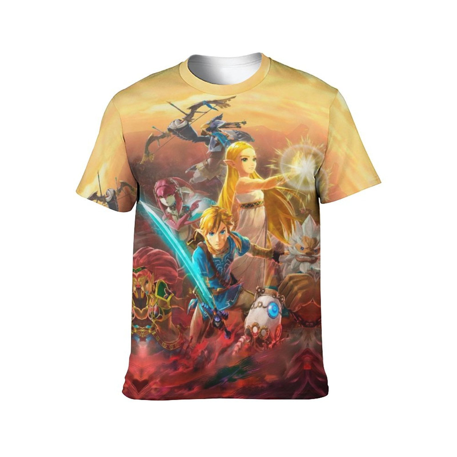 The Legend of Zelda Unisex Shirt Casual 3D Printed T-Shirts Short ...