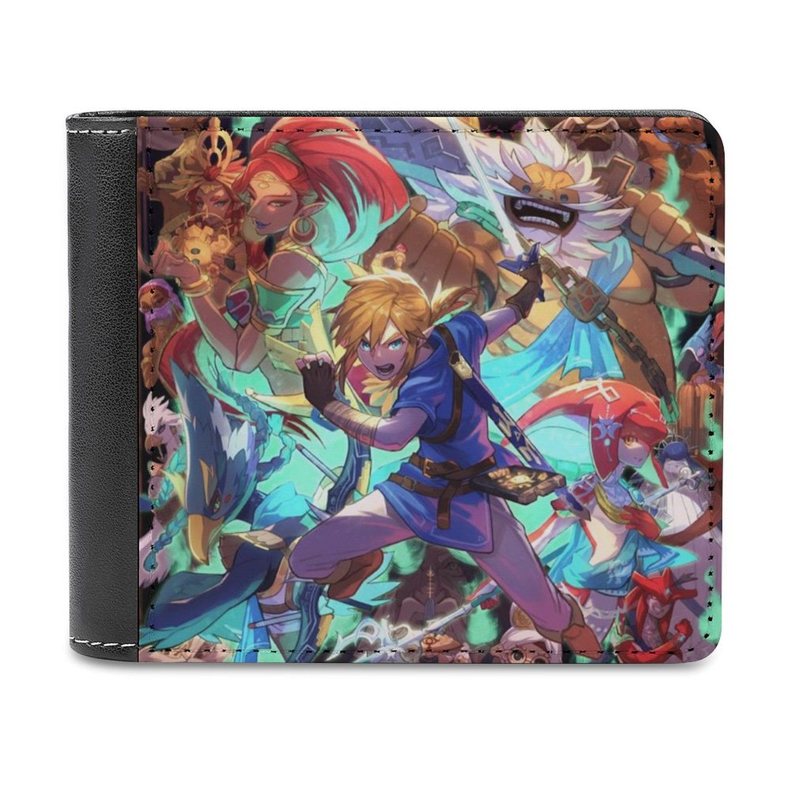 The Legend of Zelda Wallets Large Capacity PU Leather Wallet Purse Card ...