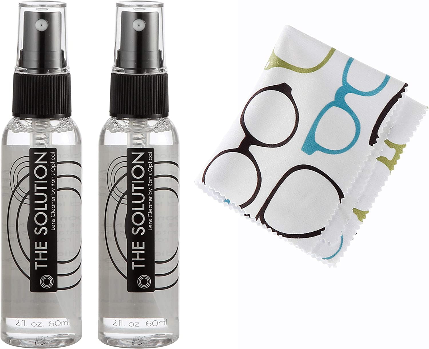 The Lens Cleaner Spray | 2-2oz Alcohol Free Eyeglass Lens Cleaning ...