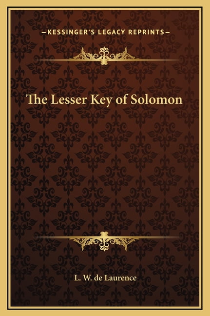 The Lesser Key of Solomon (Hardcover) - Walmart.com