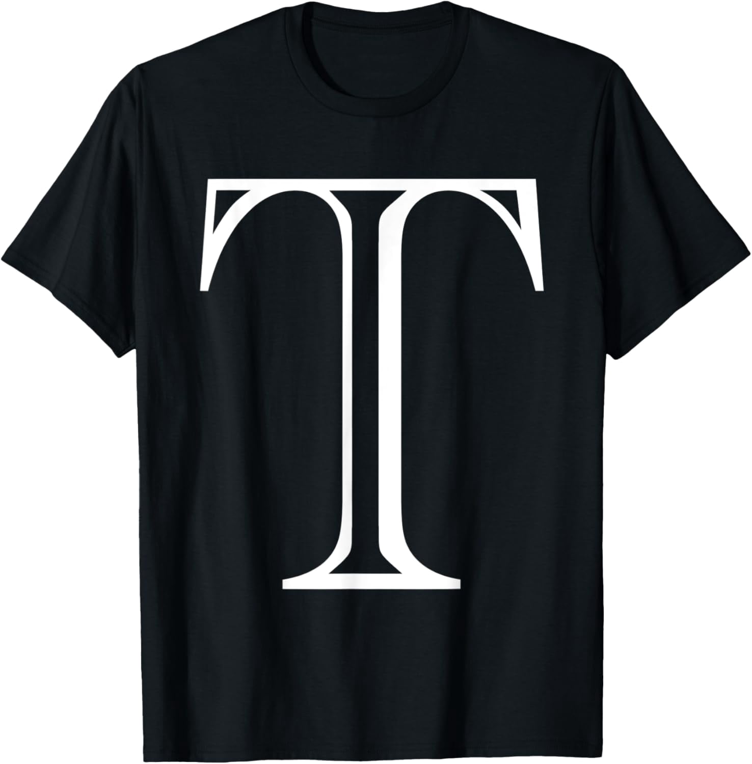 The Letter T Classic Style Capital Alphabet Monogram Initial T-Shirt ...