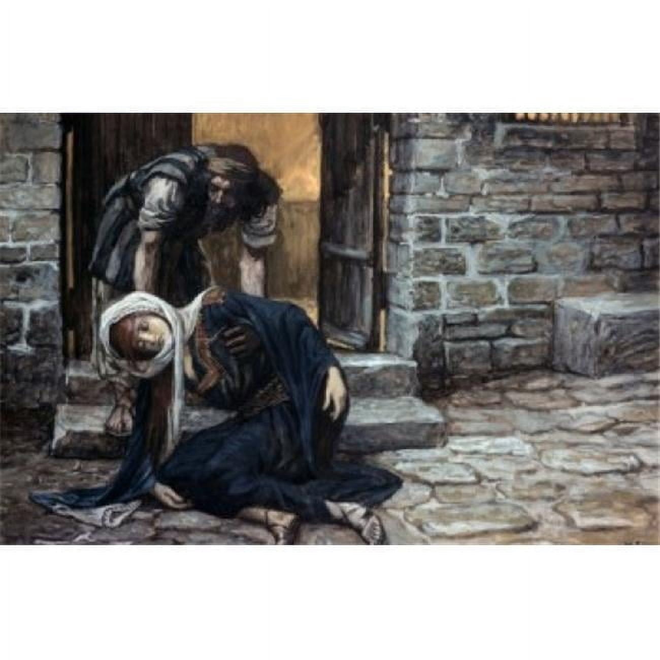 The Levite Findeth His Dead Wife James Tissot 1836-1902 French Jewish ...