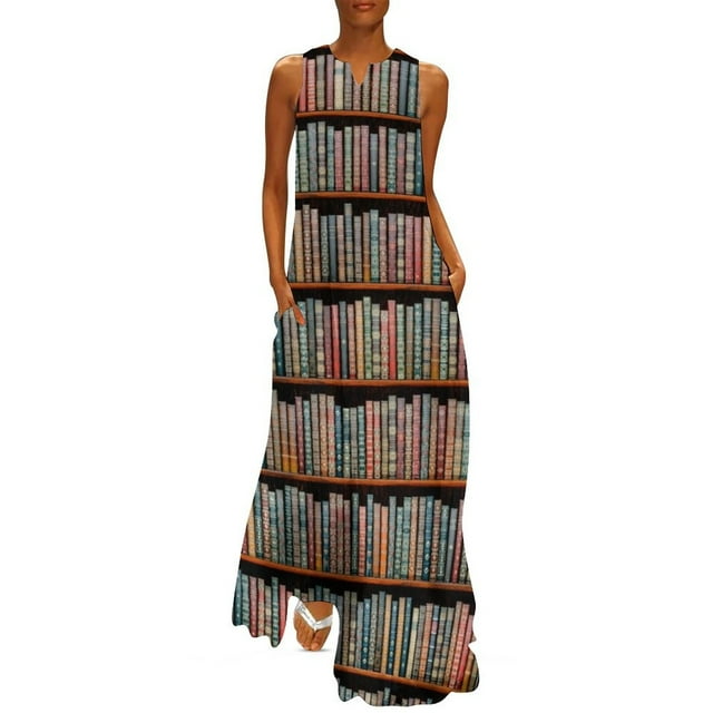 The Library Long Dress summer dress woman 2025 summer women's dress 2025 summer 2025 women ...