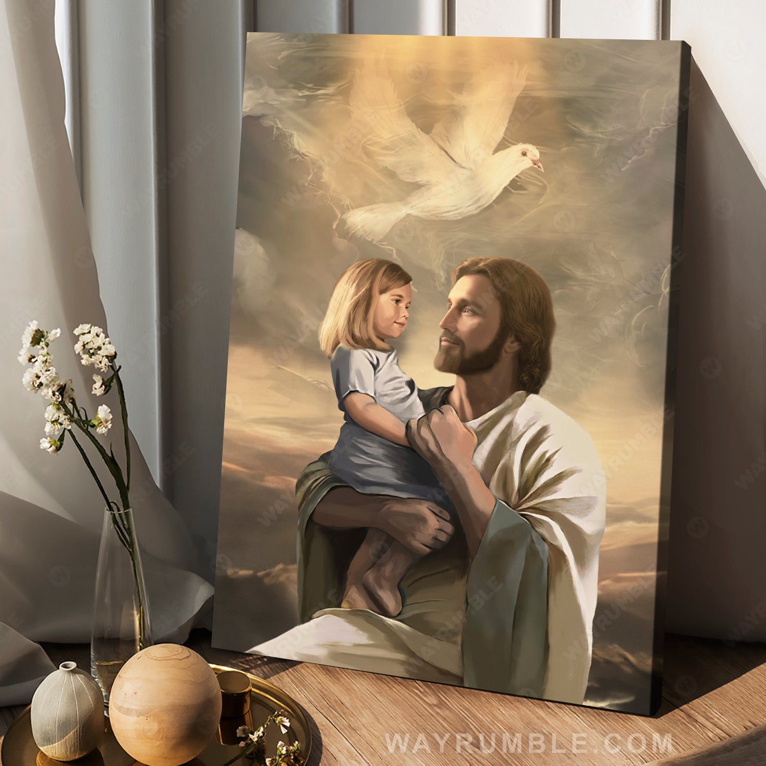 The Life Of Jesus, White Dove, Jesus Painting, Jesus With Child - Jesus ...