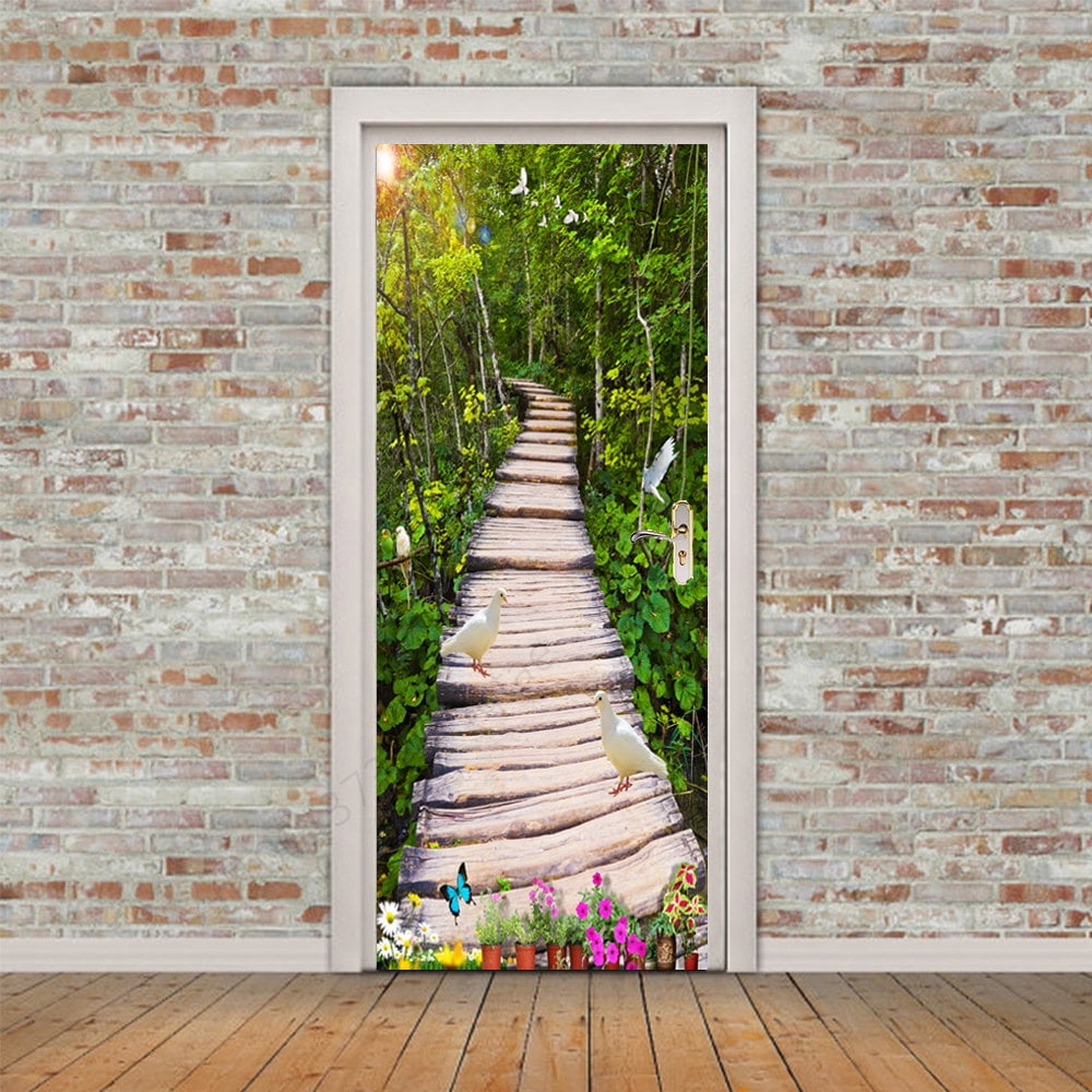 The Light of Hope Door Sticker Home Decoration Polyethylene Waterproof ...