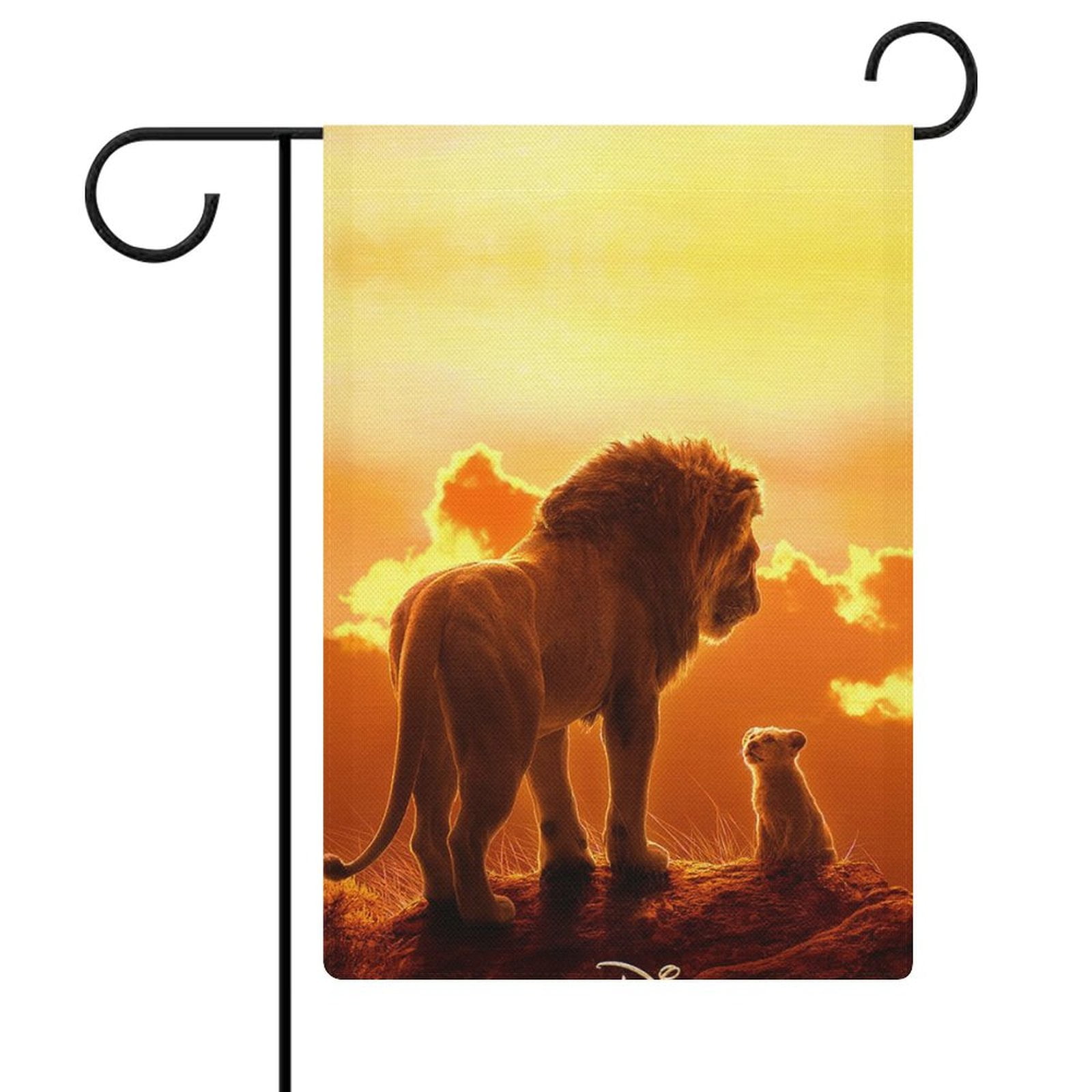 The Lion King 12 X 18 Inch Garden Banner - Double-Sided House Outdoor ...