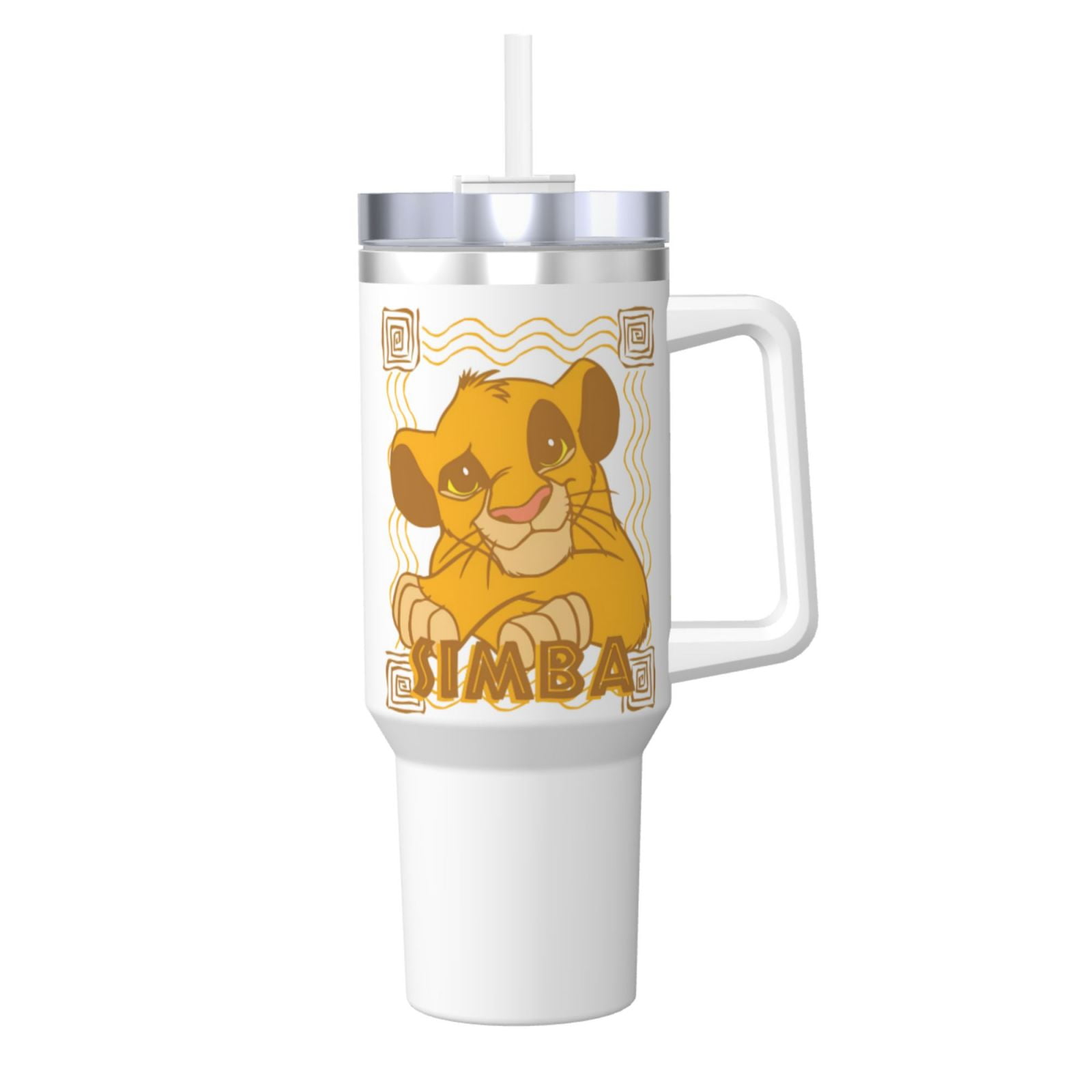 The Lion King 40oz Ice Bully With Handle And Straw Stainless Steel ...